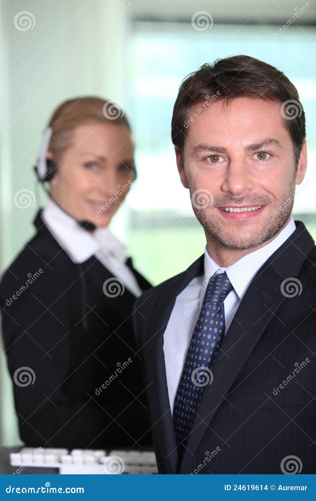 Telesales manager stock photo. Image of client, boss - 24619614