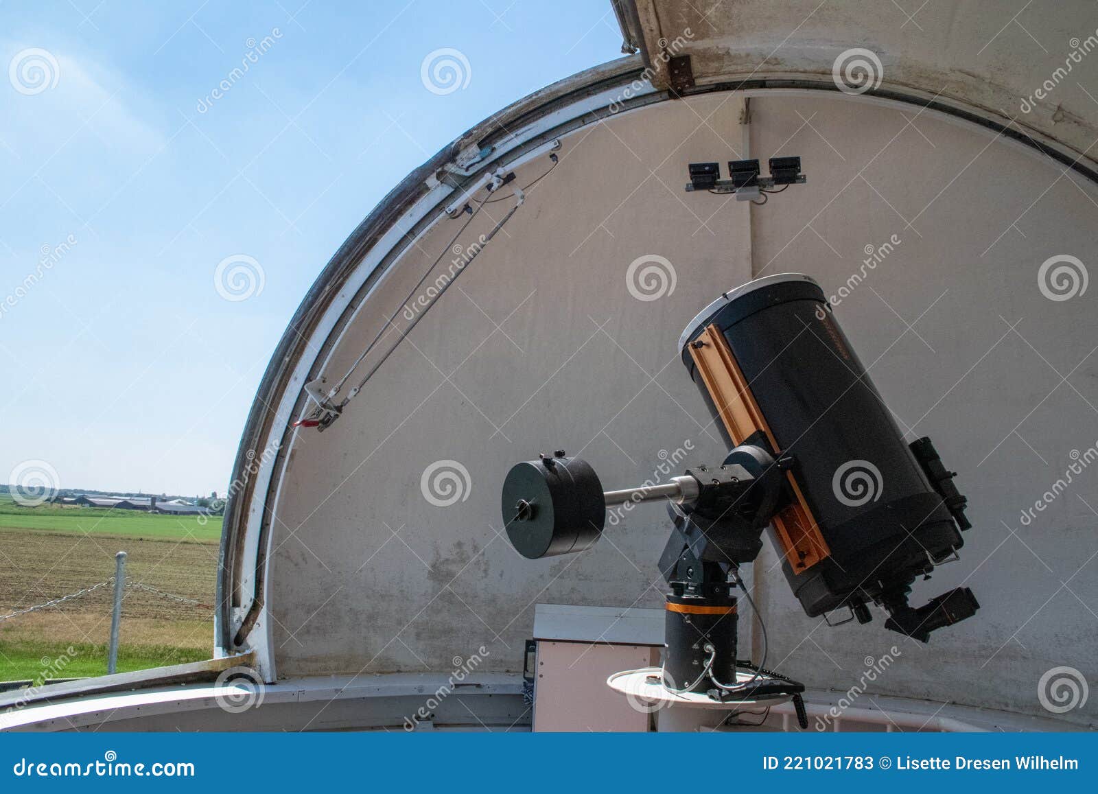 Telescope at Observatory Halley Stock Image - Image of observatory ...