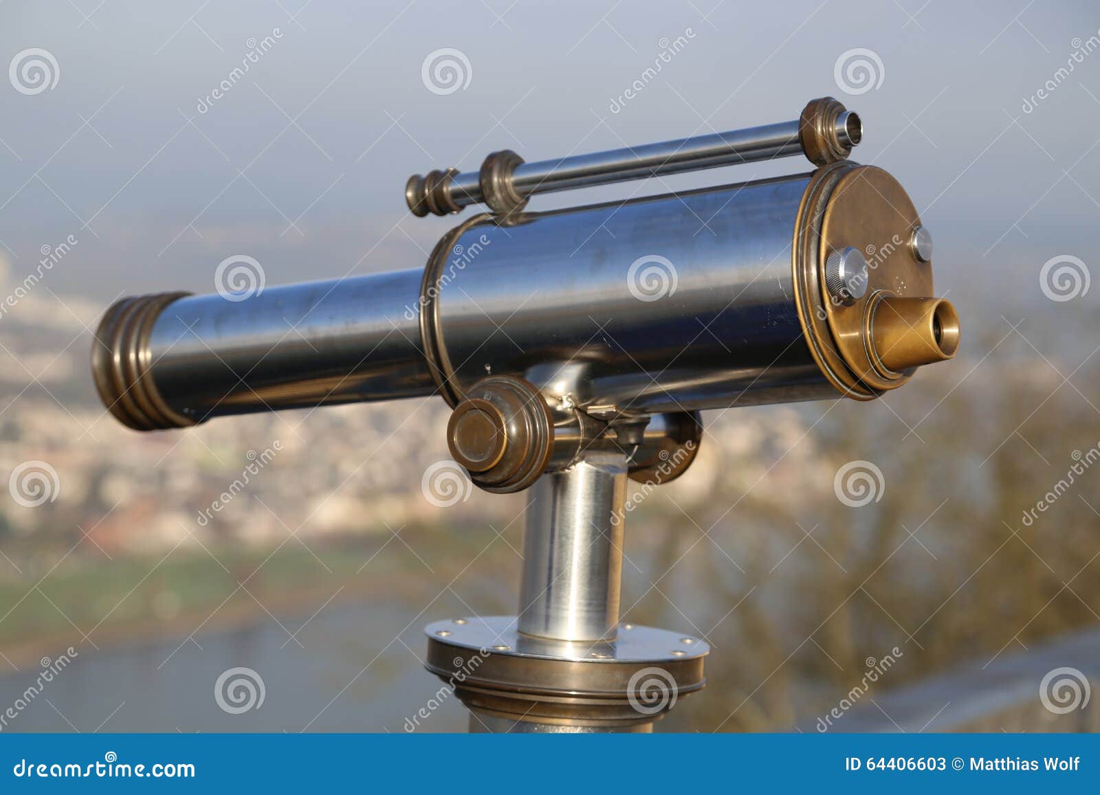 Telescope stock image. Image of binoculars, rhine, peeking - 64406603