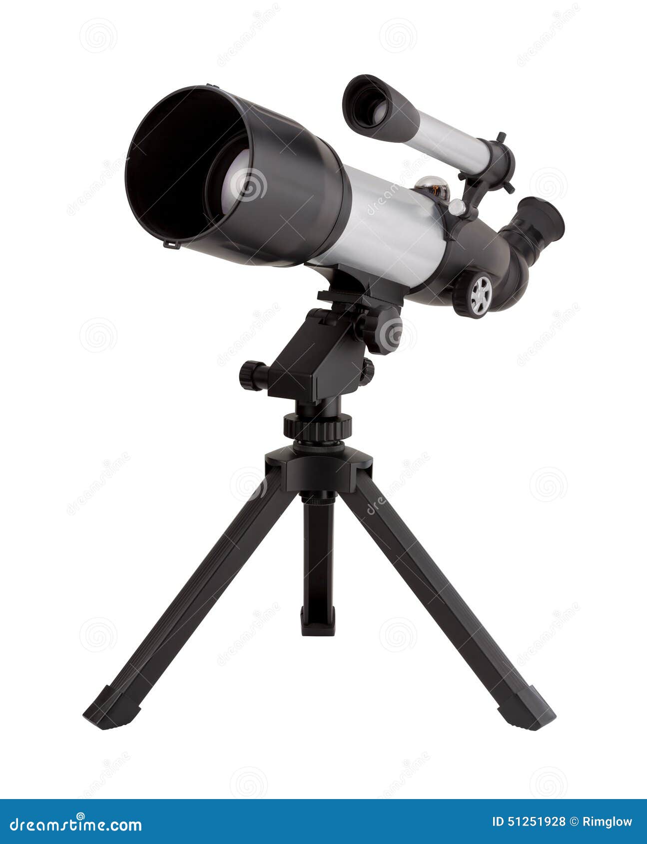 Telescope and Tripod stock photo. Image of science, discovery - 51251928