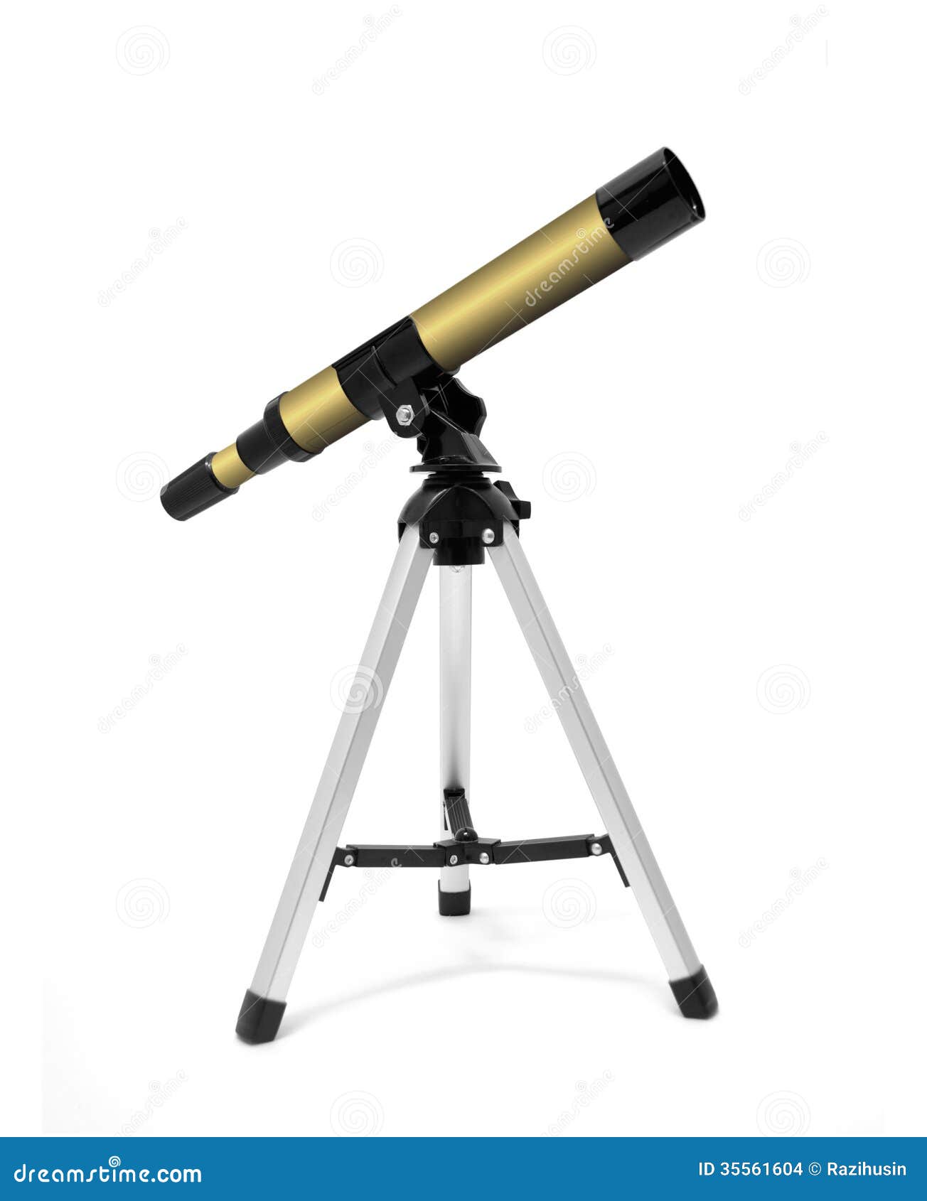 Telescope on a Tripod stock photo. Image of universe - 35561604