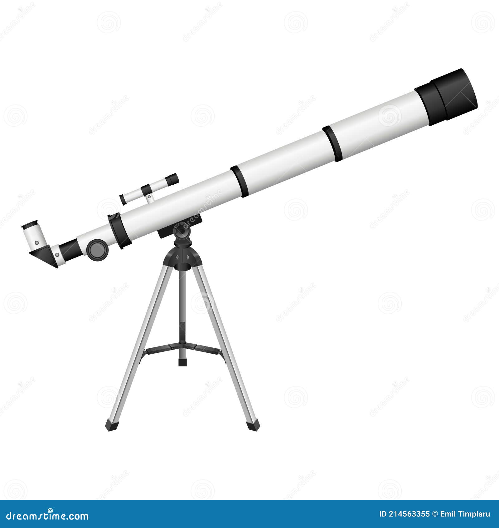 Telescope Vector Design Illustration Stock Vector - Illustration of ...