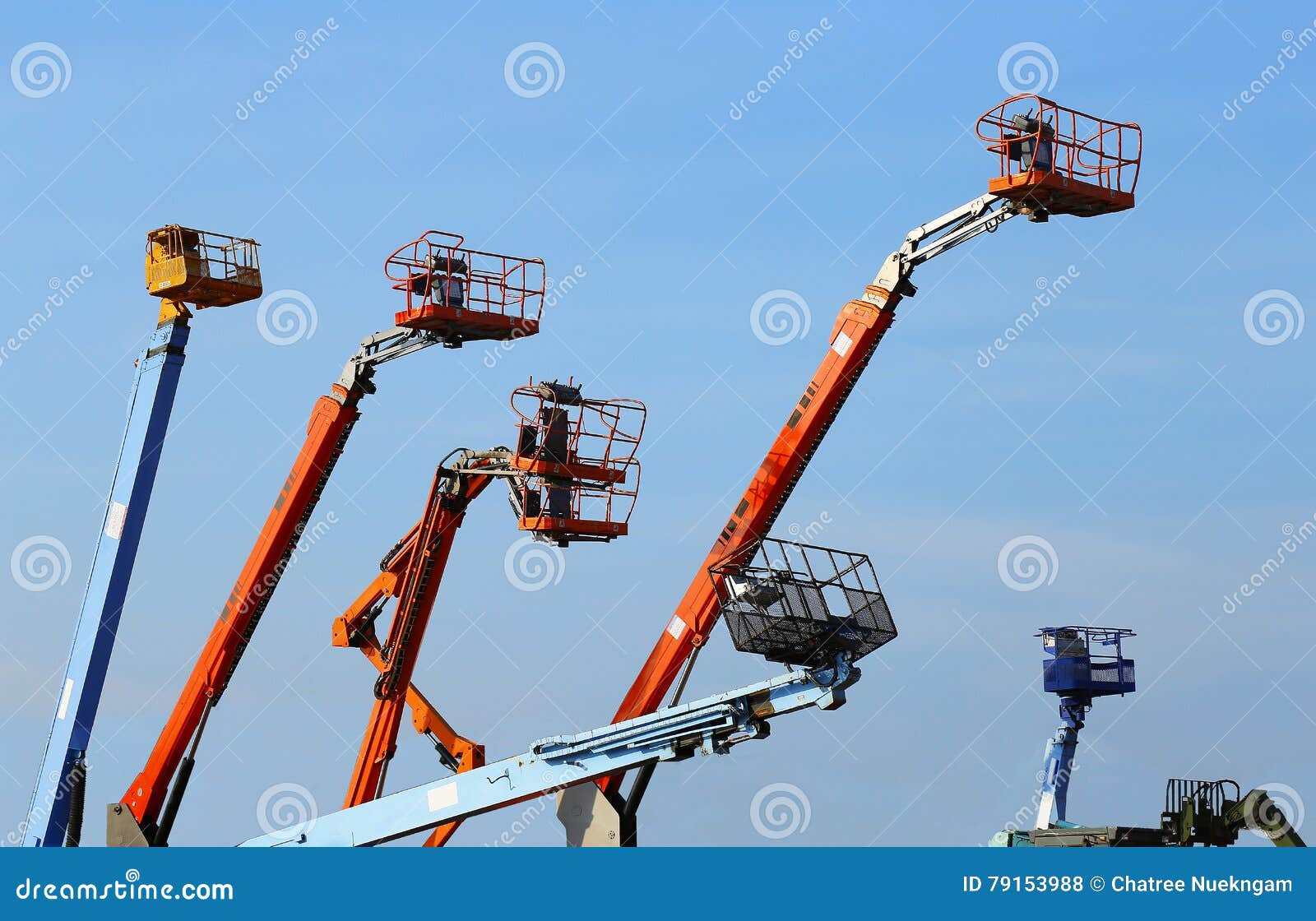 Telescopic Boom Lift stock photo. Image of boom, capacity - 79153988