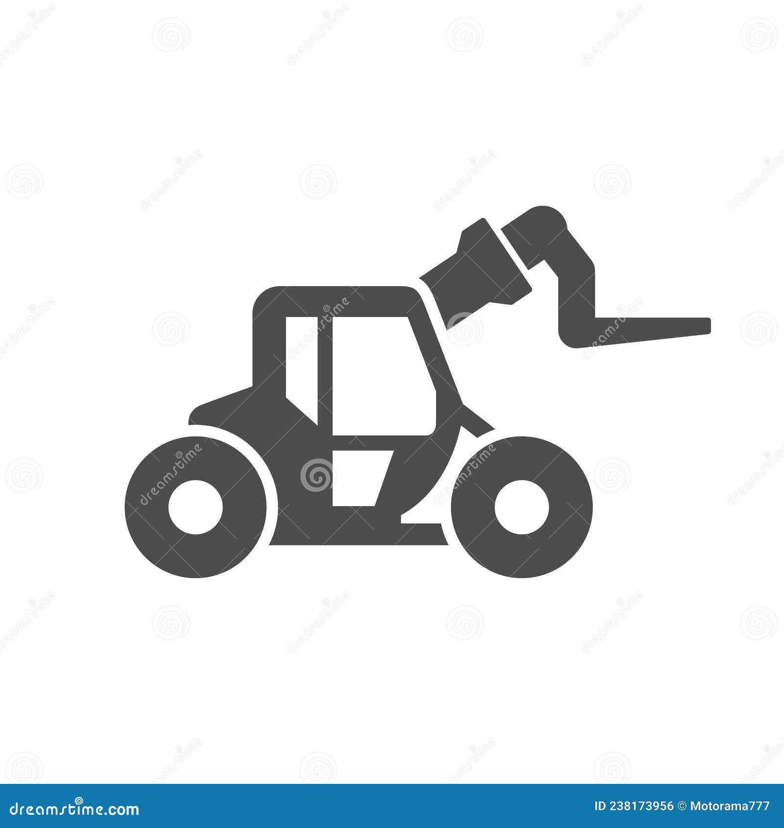 Telescopic Forklift Loader Glyph Icon Stock Vector - Illustration of ... Telescopic Forklift Loader Glyph Icon Stock Vector - Illustration of ...