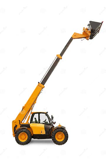 Telescopic Handler stock photo. Image of hydraulic, lifting - 1092812