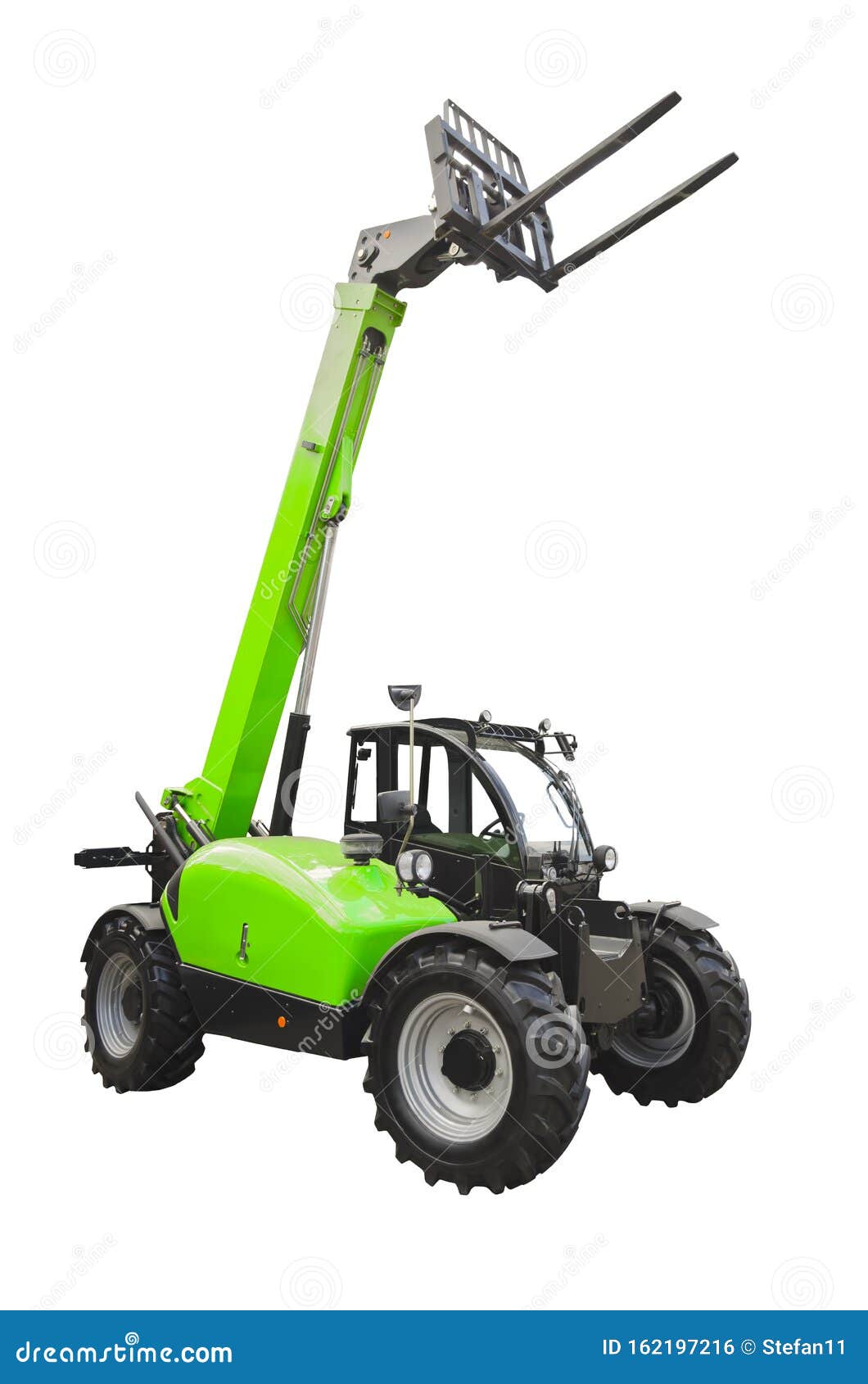 A Telescopic Handler, Also Called a Telehandler Stock Photo - Image of ...
