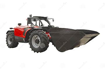 A Telescopic Handler, Also Called a Telehandler Stock Photo - Image of ...