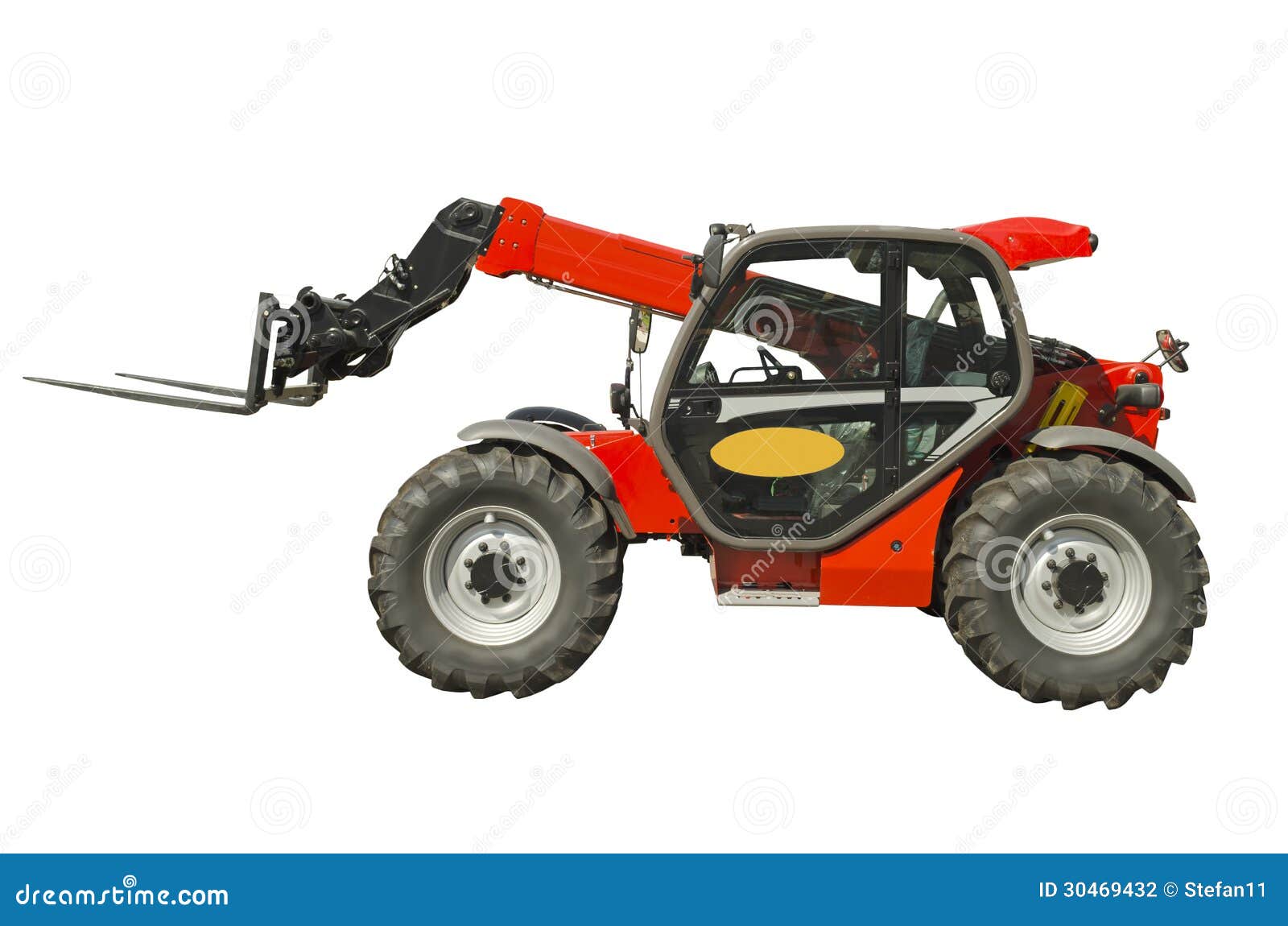 A Telescopic Handler, Also Called A Telehandler Stock Photography ...