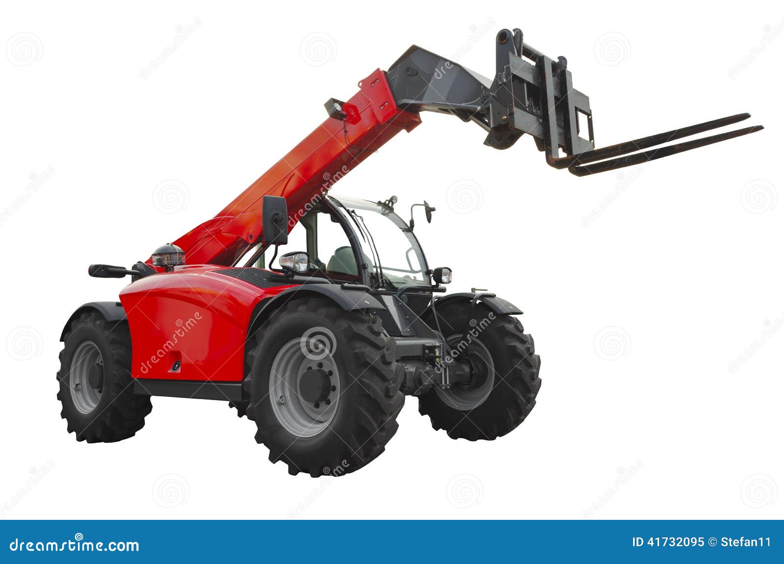A Telescopic Handler, Also Called A Telehandler Stock Photography ...