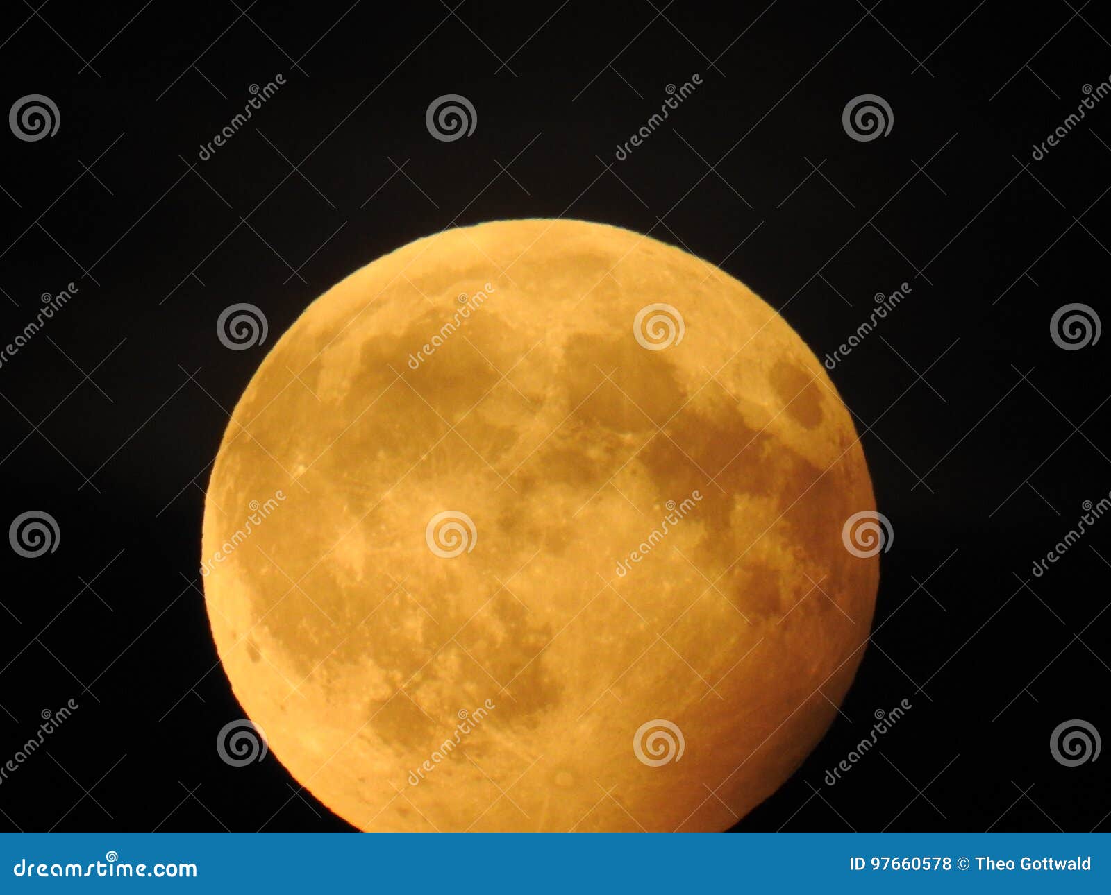 Orange moon stock photo. Image of moon, celestial, round - 97660578