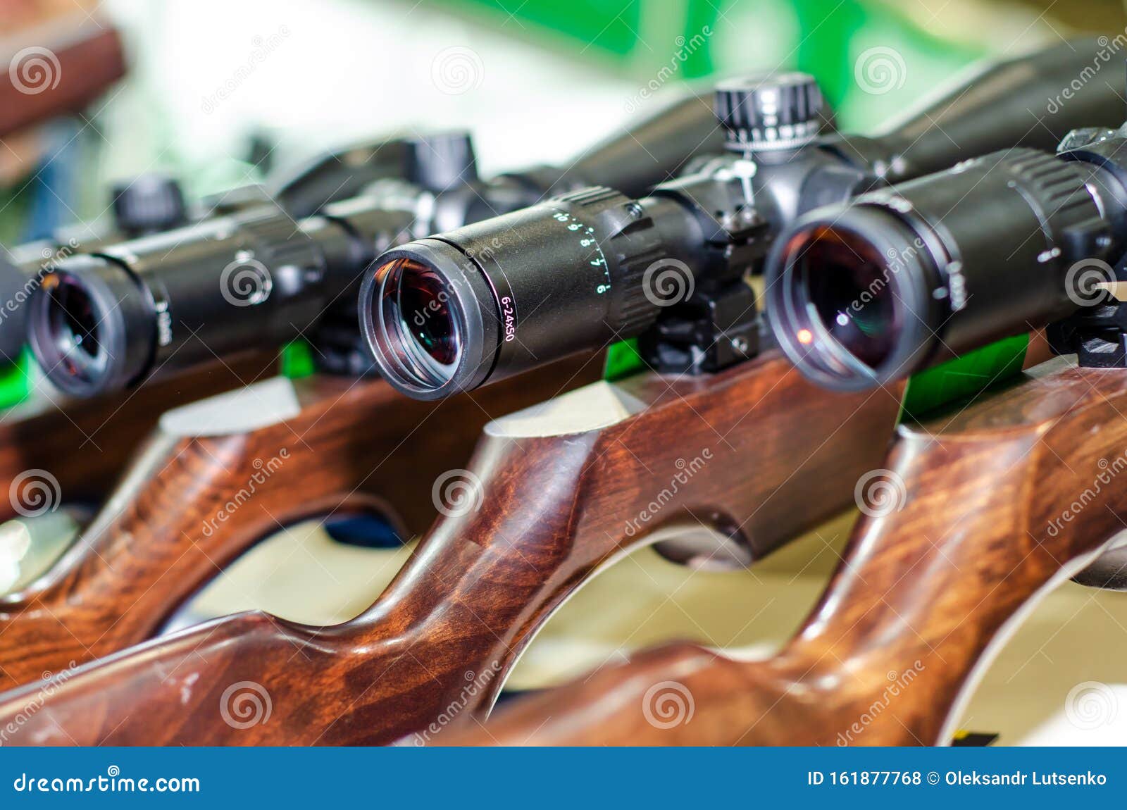 Telescopic Sight for Sale in the Store Stock Photo - Image of forces ...