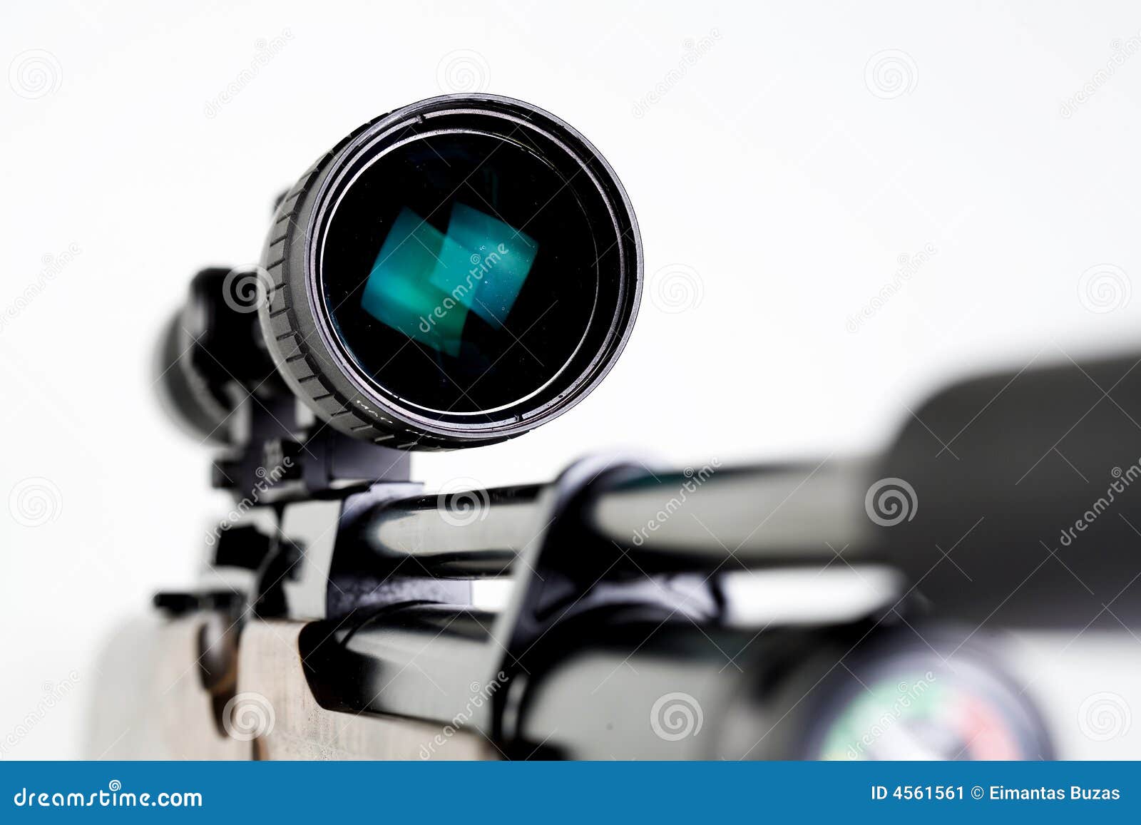 Telescopic Sight on Snipers Rifle Stock Image - Image of forces, kill ...