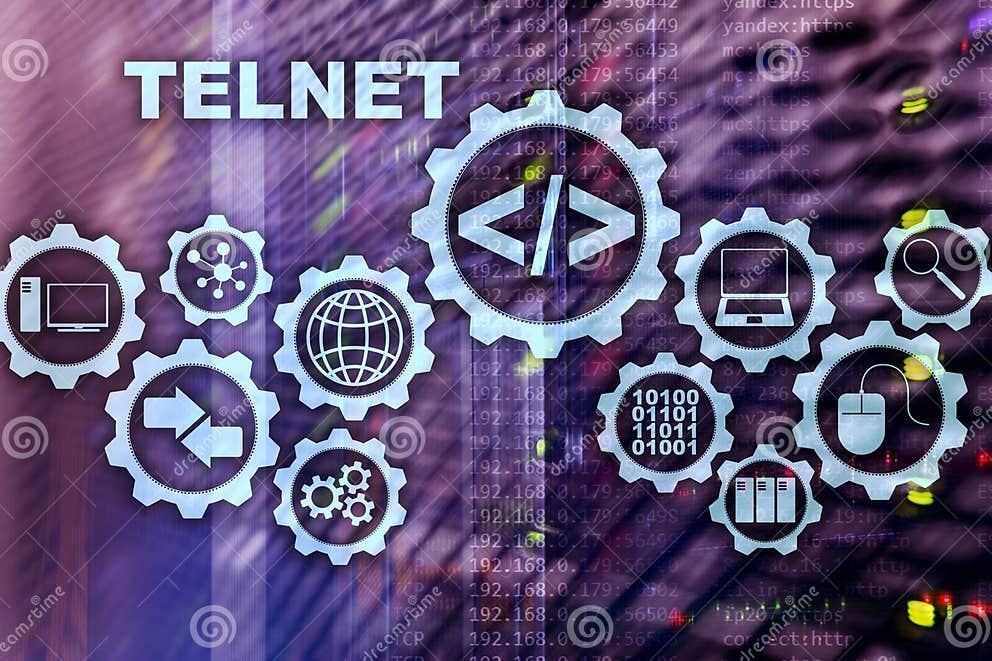 Teletype Network Protocol. Telnet Virtual Terminal Client. Internet and ...