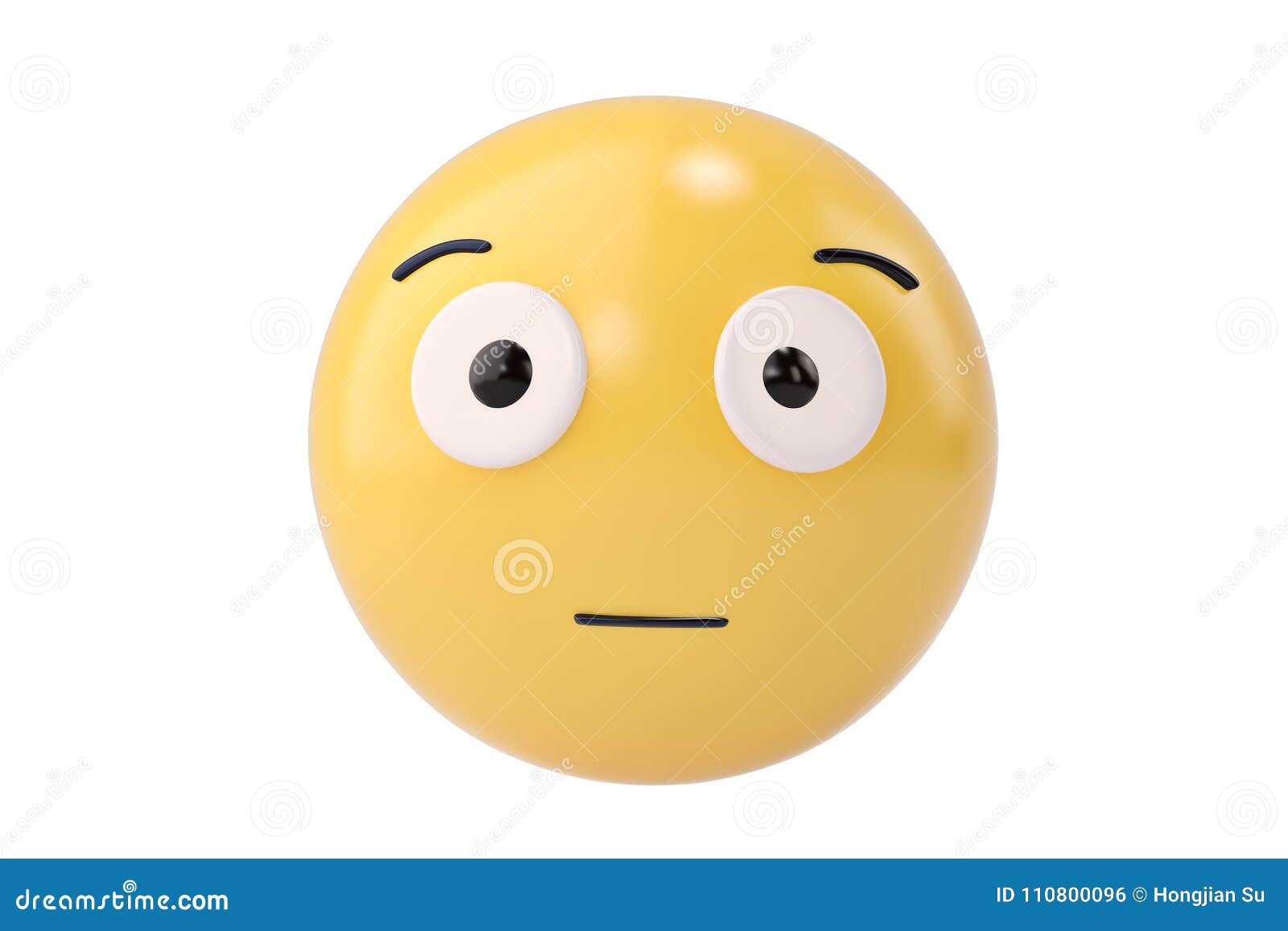 Teleurgesteld Emoticon 3D Illustratie Stock Illustratie - Illustration ...