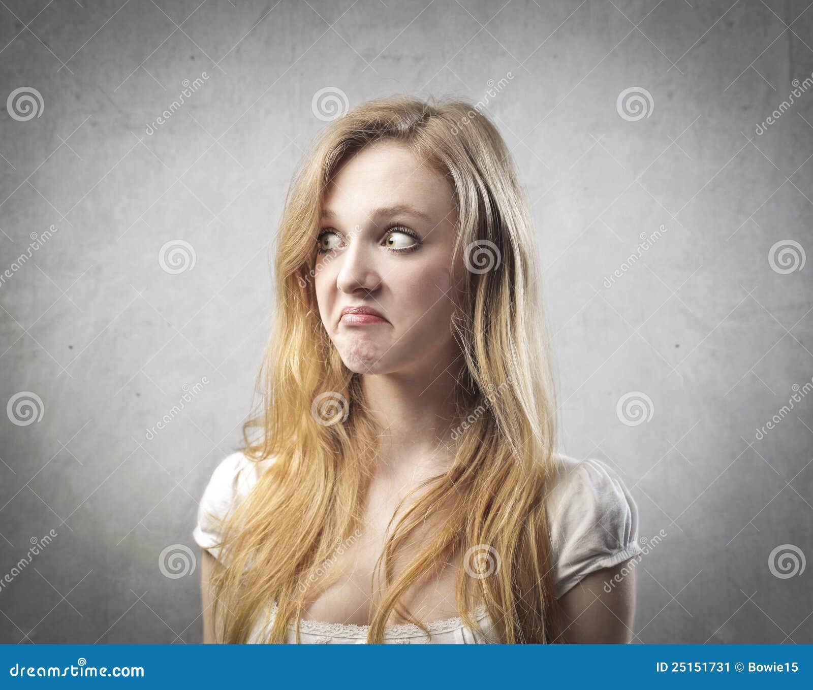 Teleurstelling stock afbeelding. Image of vrouw, tiener - 25151731