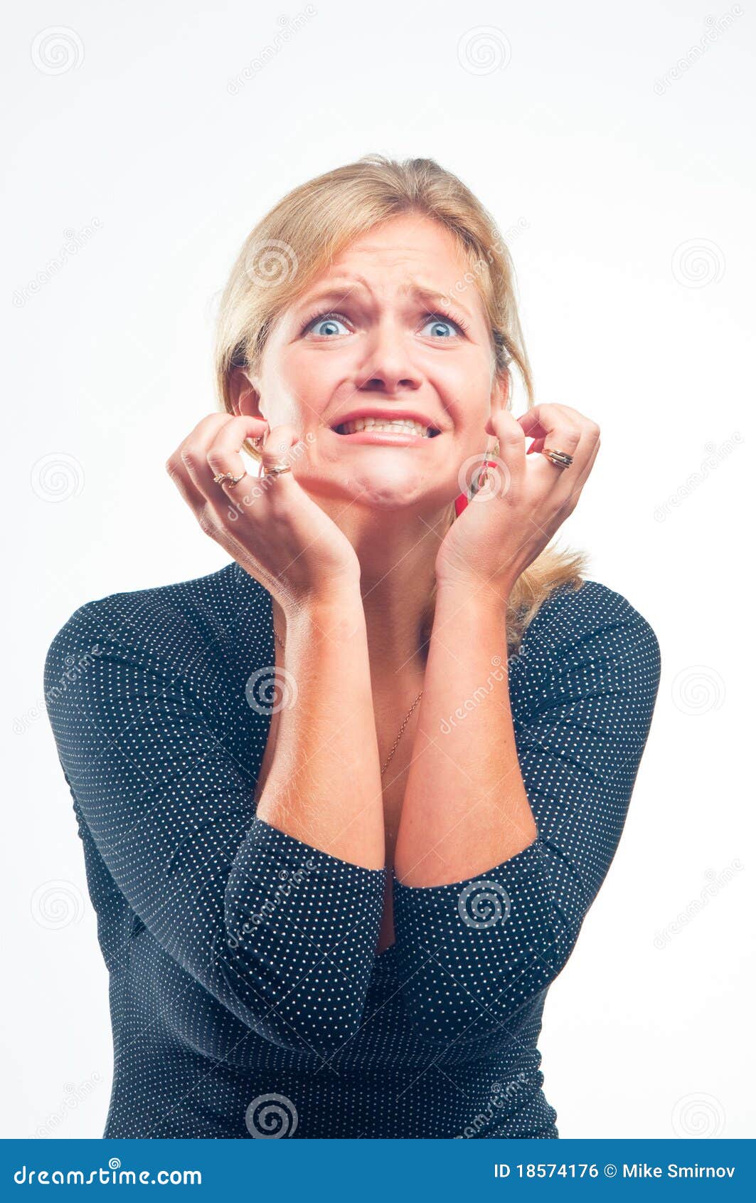 Teleurstelling en paniek stock foto. Image of schok, verstoord - 18574176