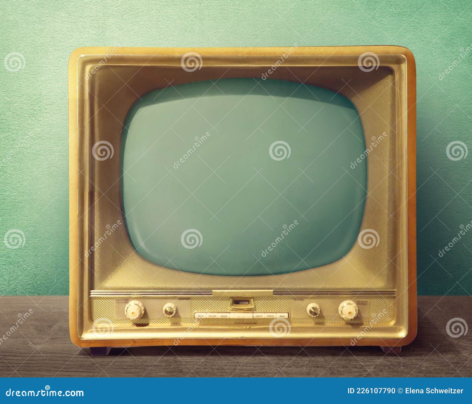 Televisão retrô foto de stock. Imagem de colheita, tecnologia - 226107790