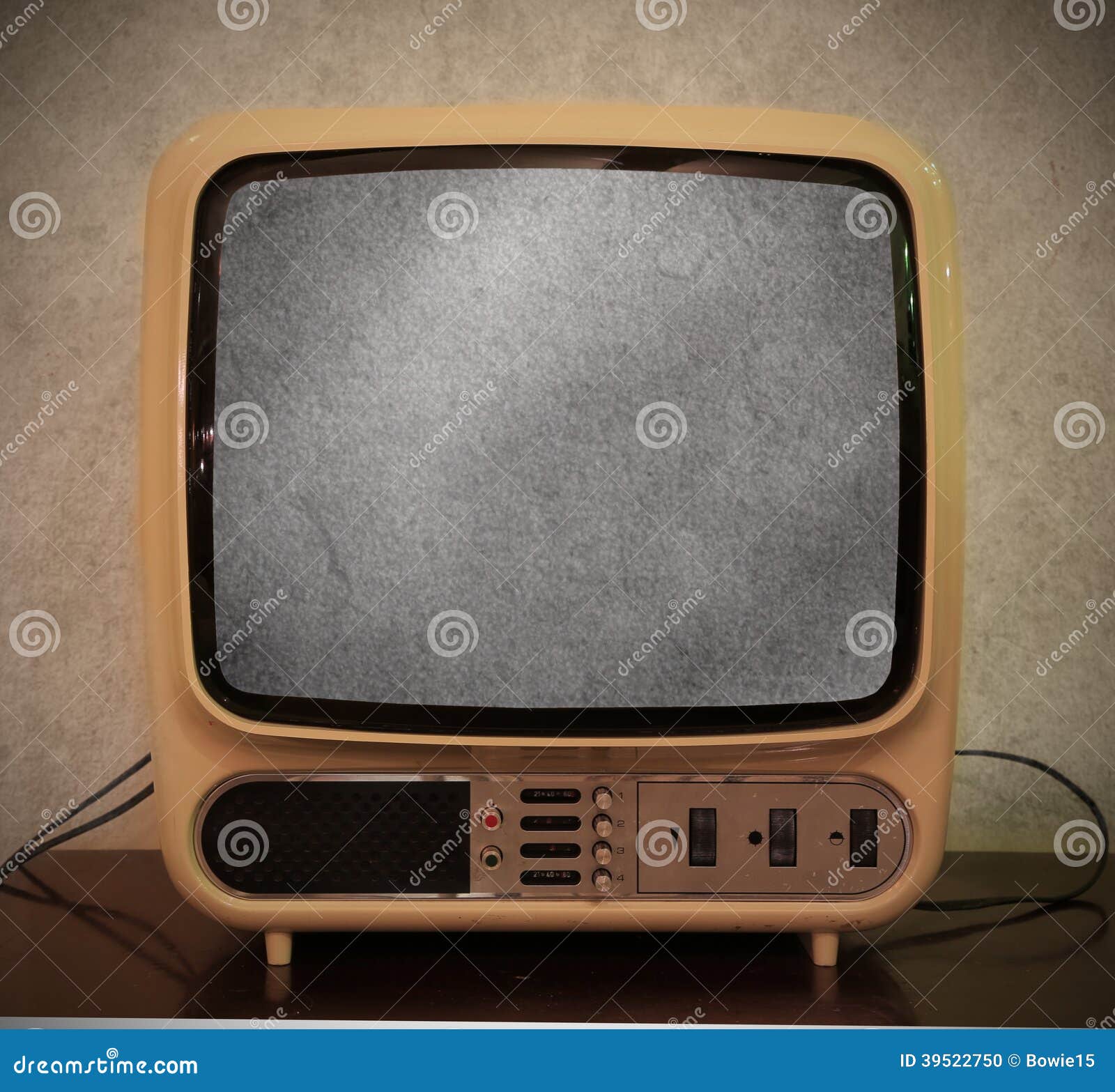 Televisión antigua vieja foto de archivo. Imagen de antigüedad - 39522750