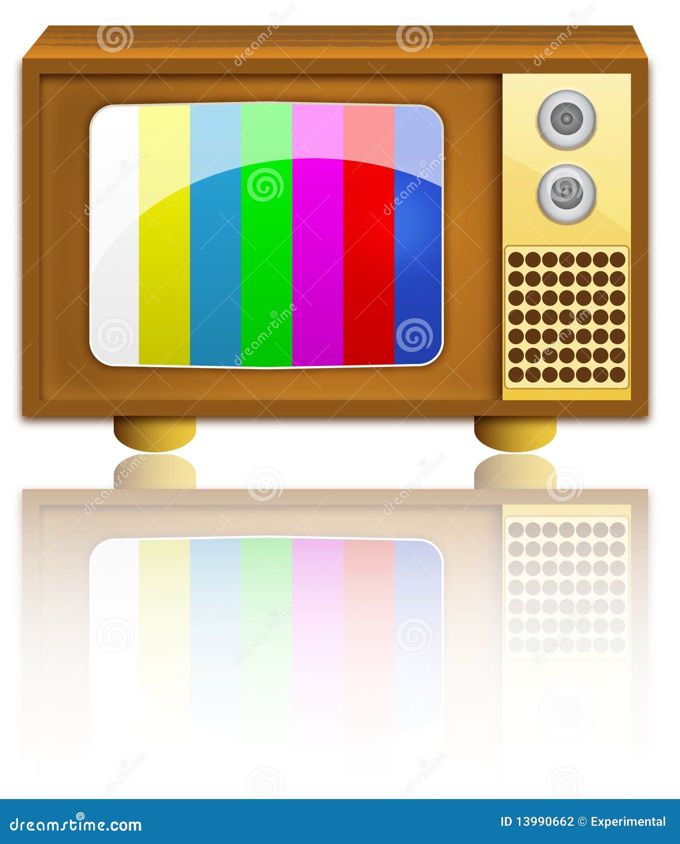 Television stock vector. Illustration of television, tube - 13990662