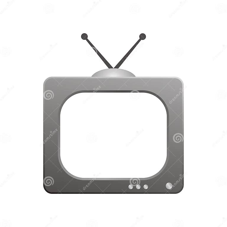 Television stock vector. Illustration of icon, frame, style - 7593838