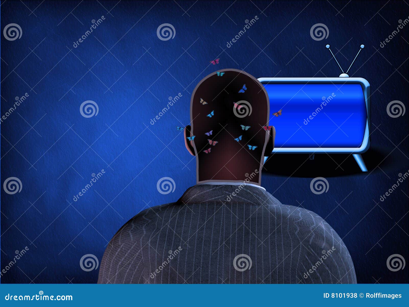 Human Watching Television Symbol Stock Illustrations – 111 Human ...