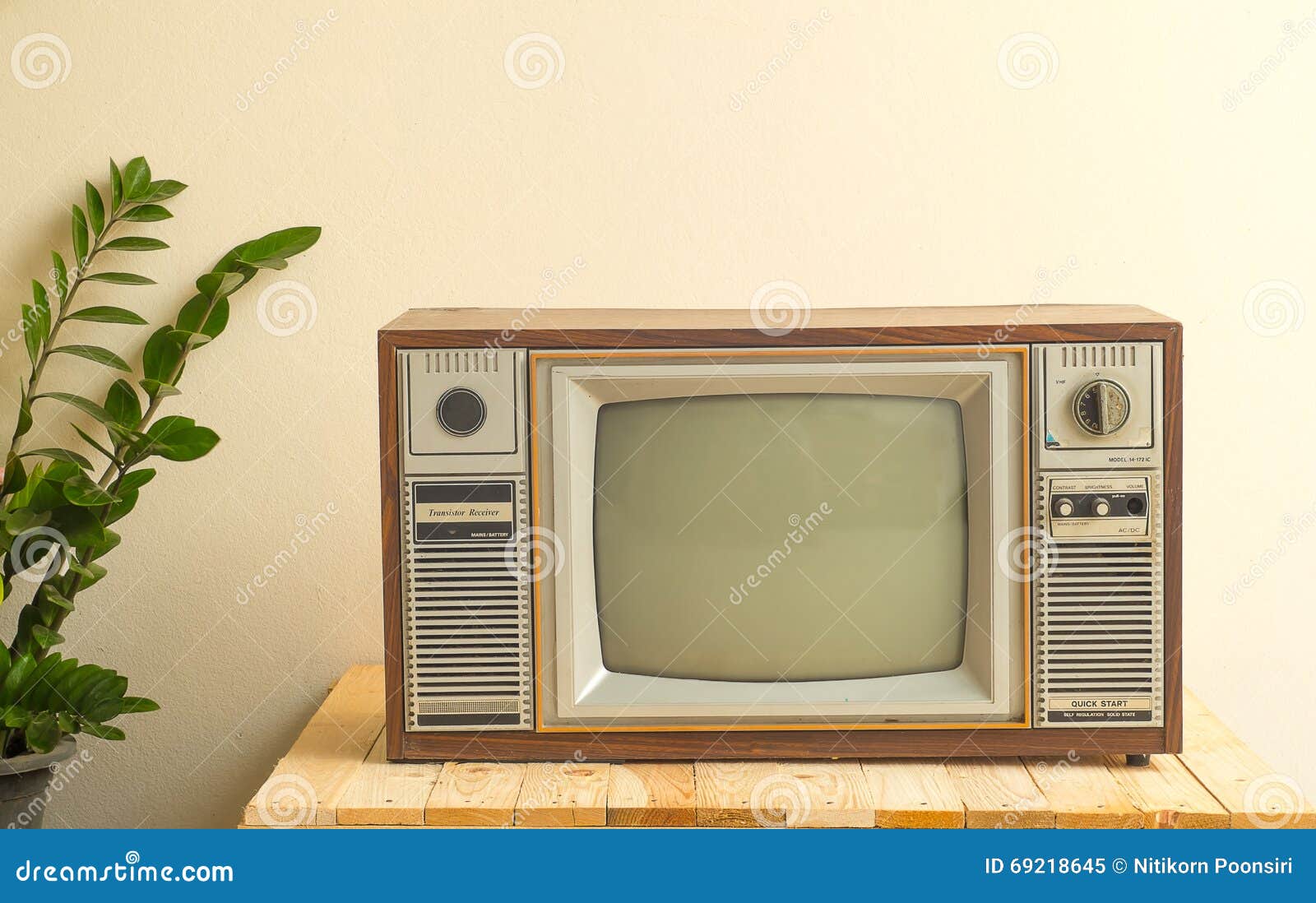 Television ancient in stock image. Image of screen, path - 69218645