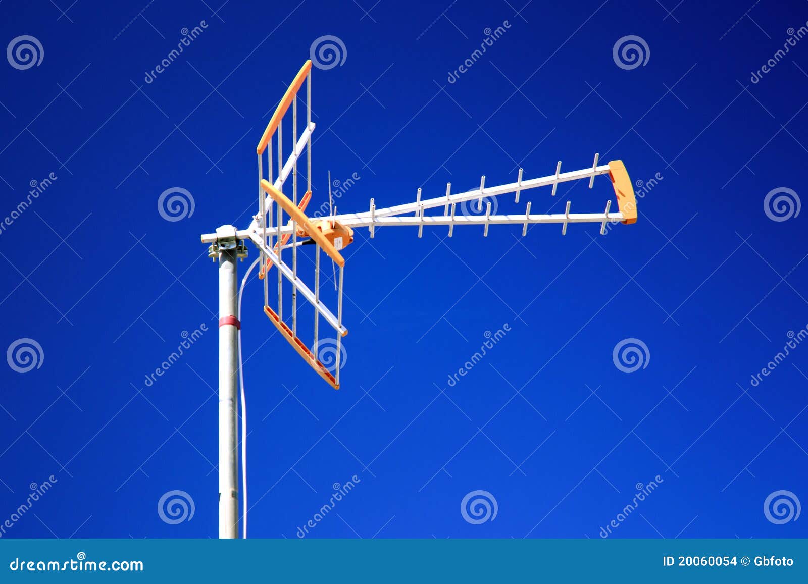 Television antenna stock photo. Image of mast, screen - 20060054