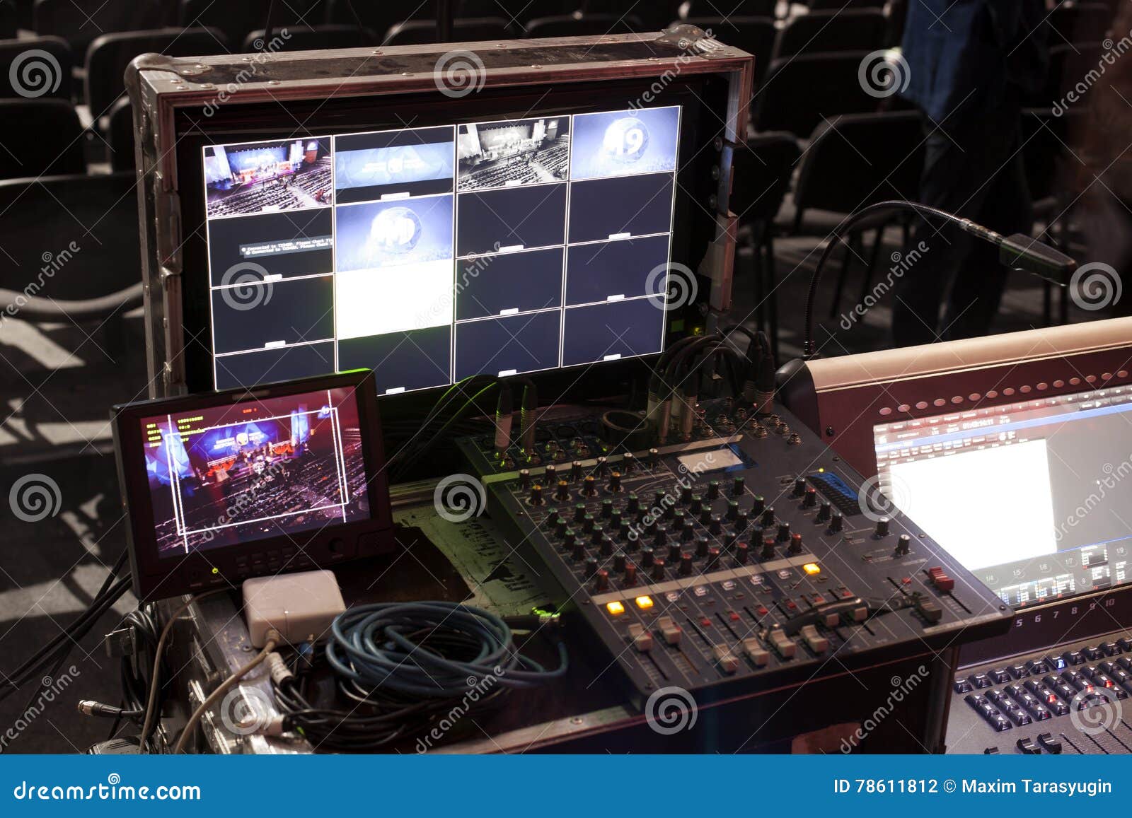 Television Broadcast Gallery. Editorial Photography - Image of ...