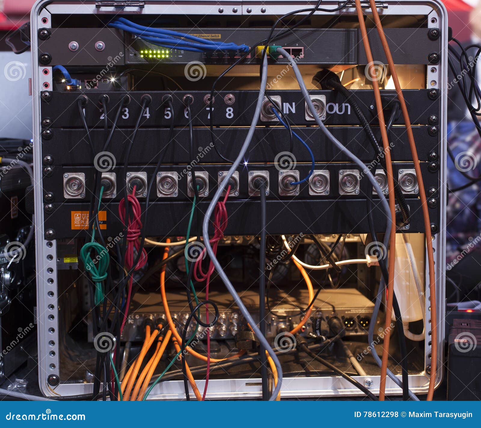 Television Broadcast Gallery. Stock Photo - Image of switcher ...