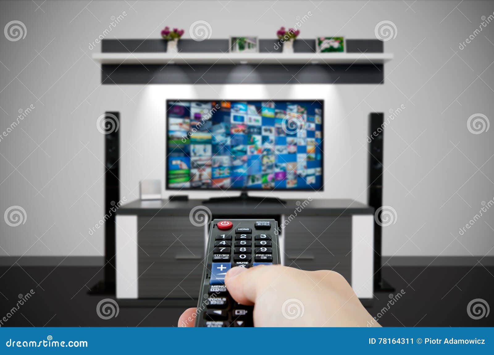 Television Broadcast Multimedia Composition in Room and Remote Control ...