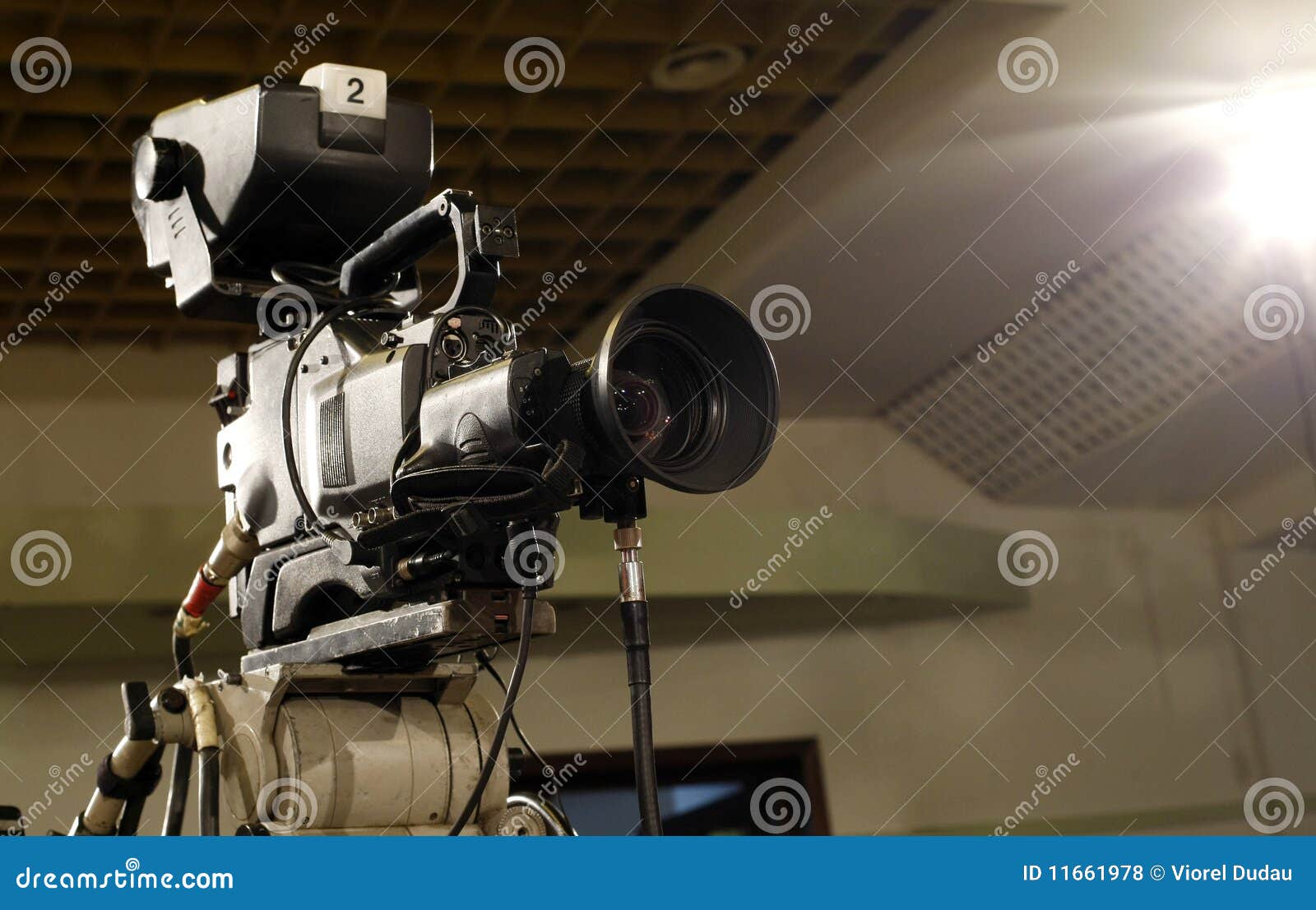 Television camera stock photo. Image of correspondent - 11661978