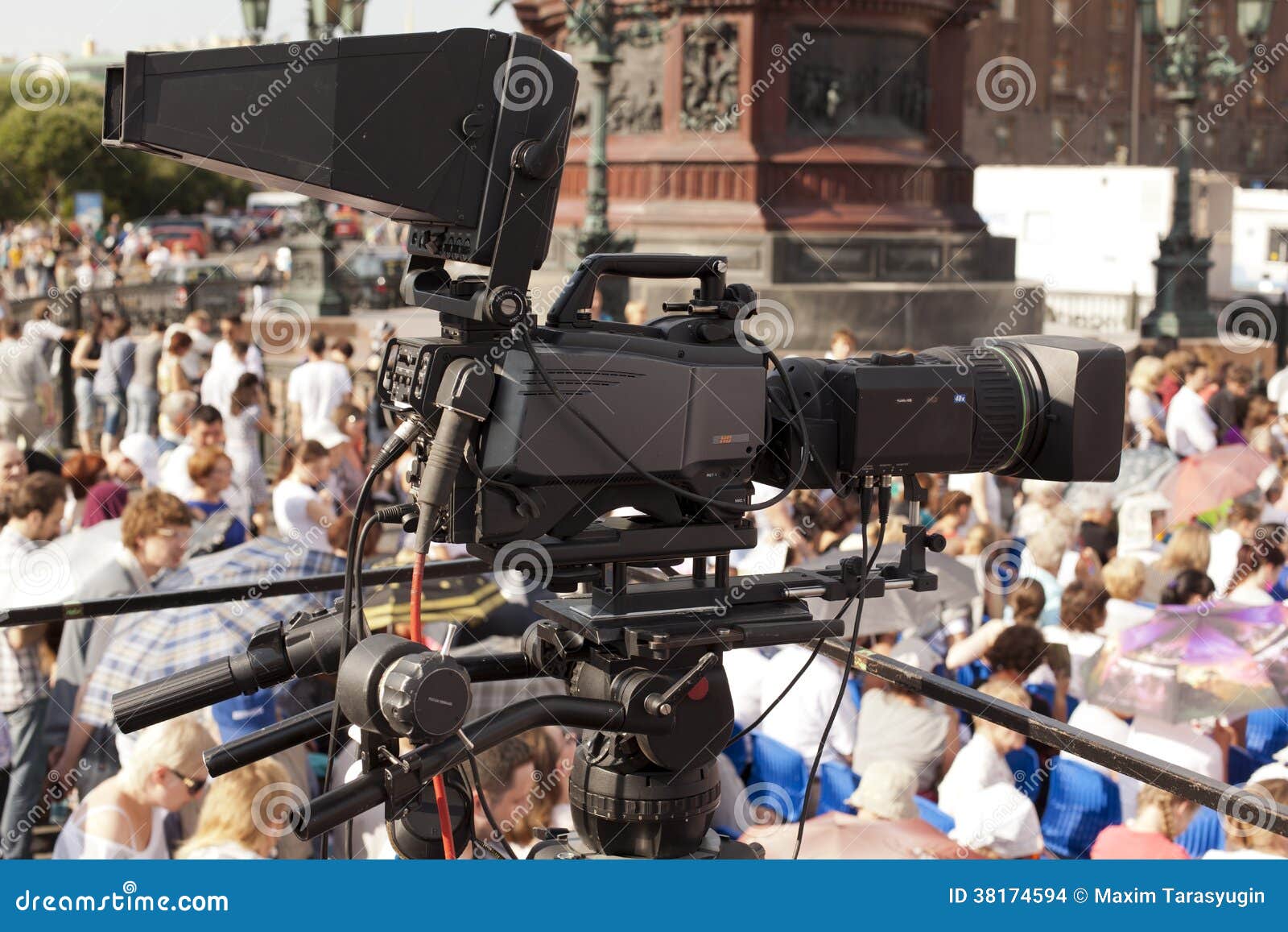 Television camera stock photo. Image of education, media - 38174594