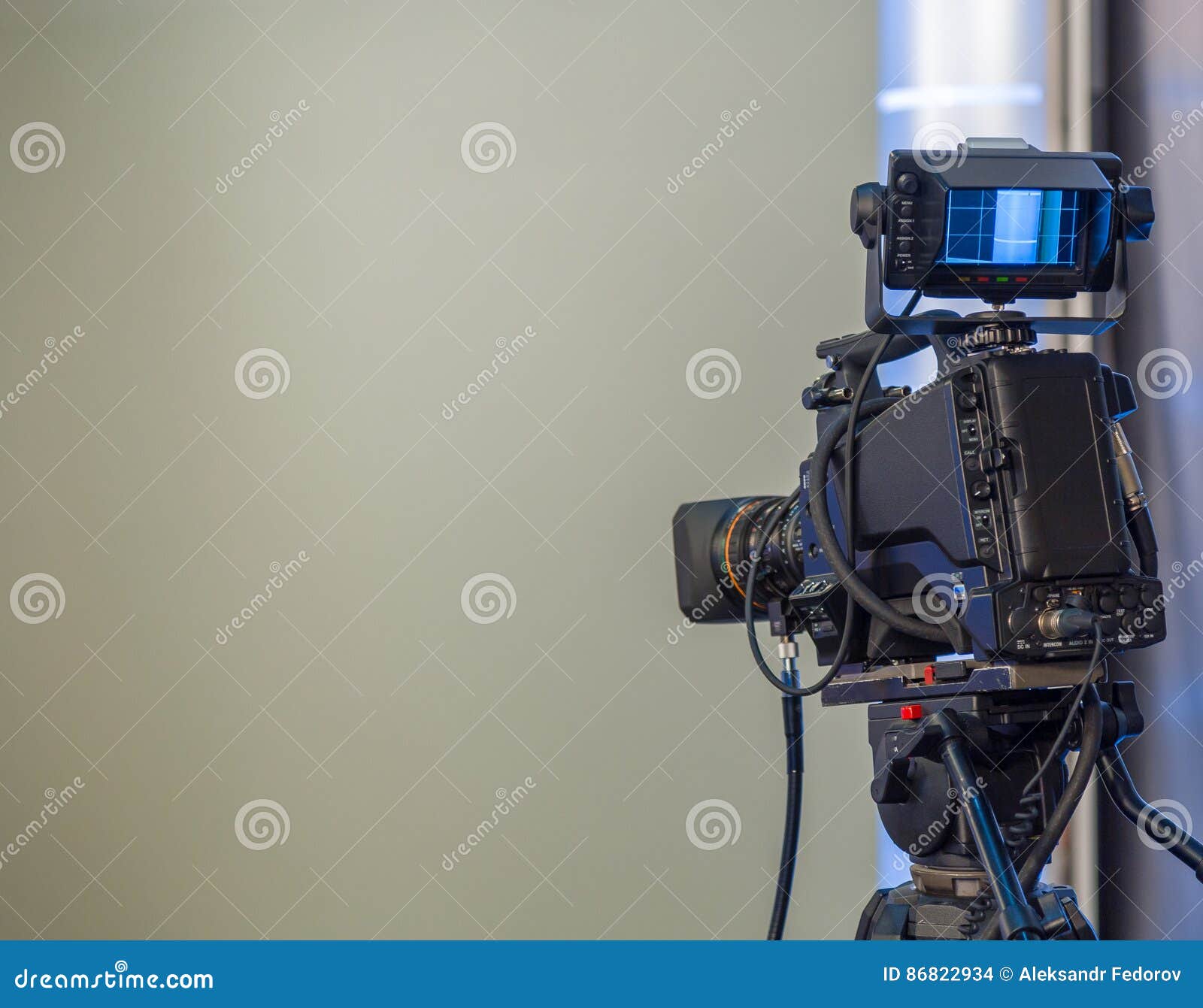 Television camera close-up stock photo. Image of industry - 86822934