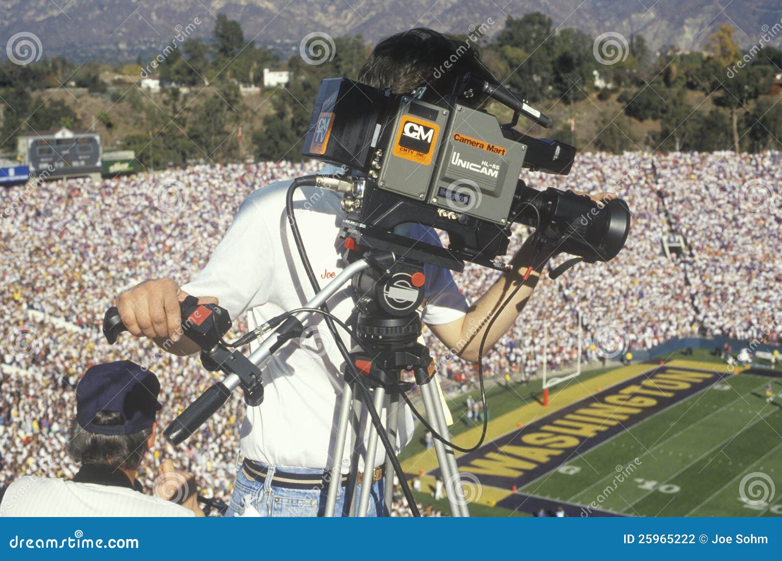Television camera crews editorial photography. Image of color - 25965222