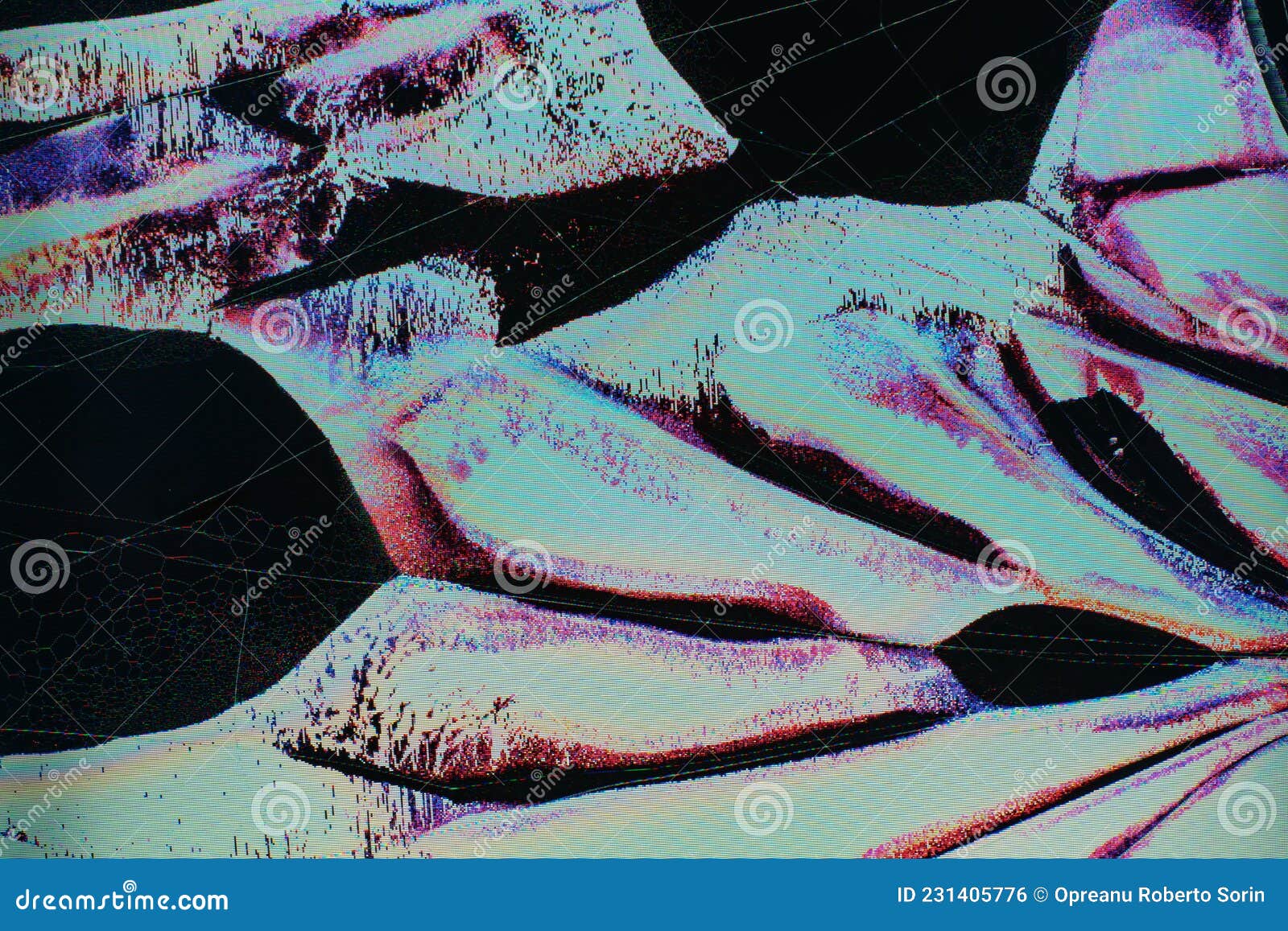 Television Failure, LCD Screen Glitch, Stock Photo - Image of data ...