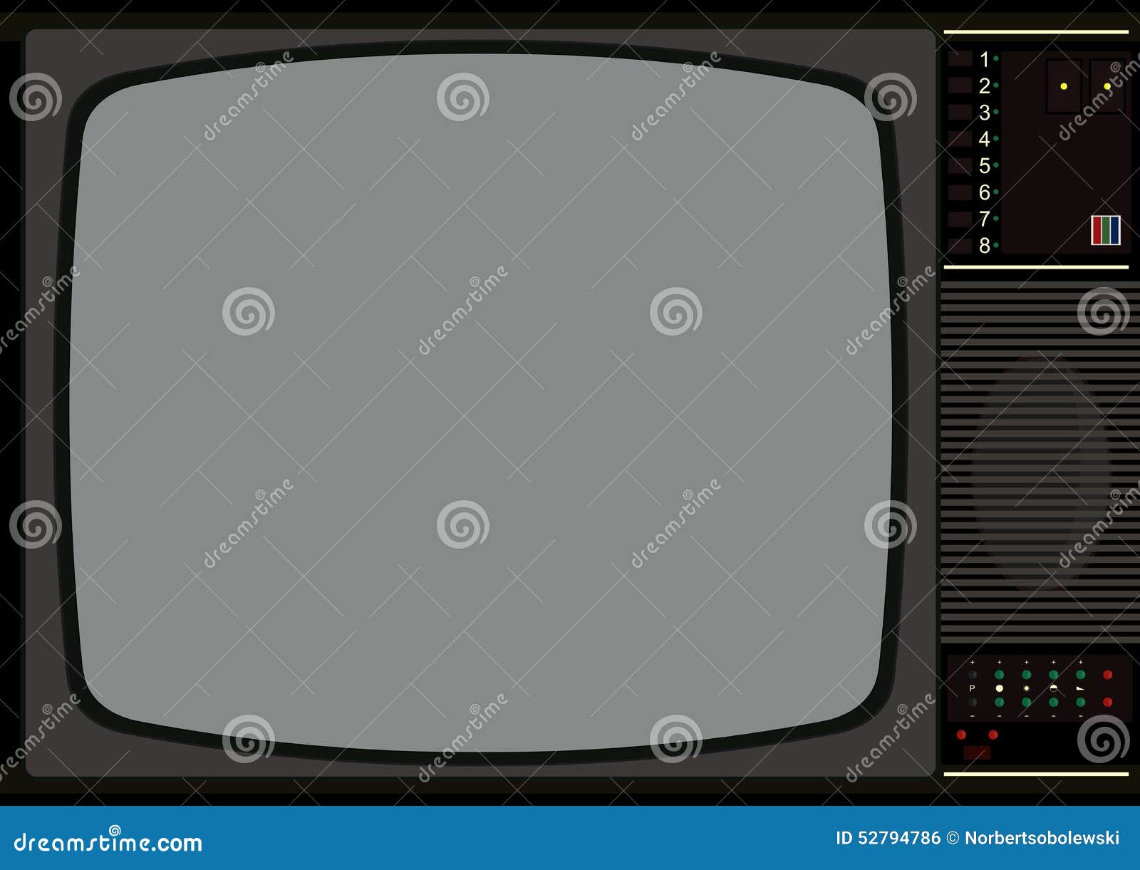 Television frame stock vector. Illustration of layout - 52794786