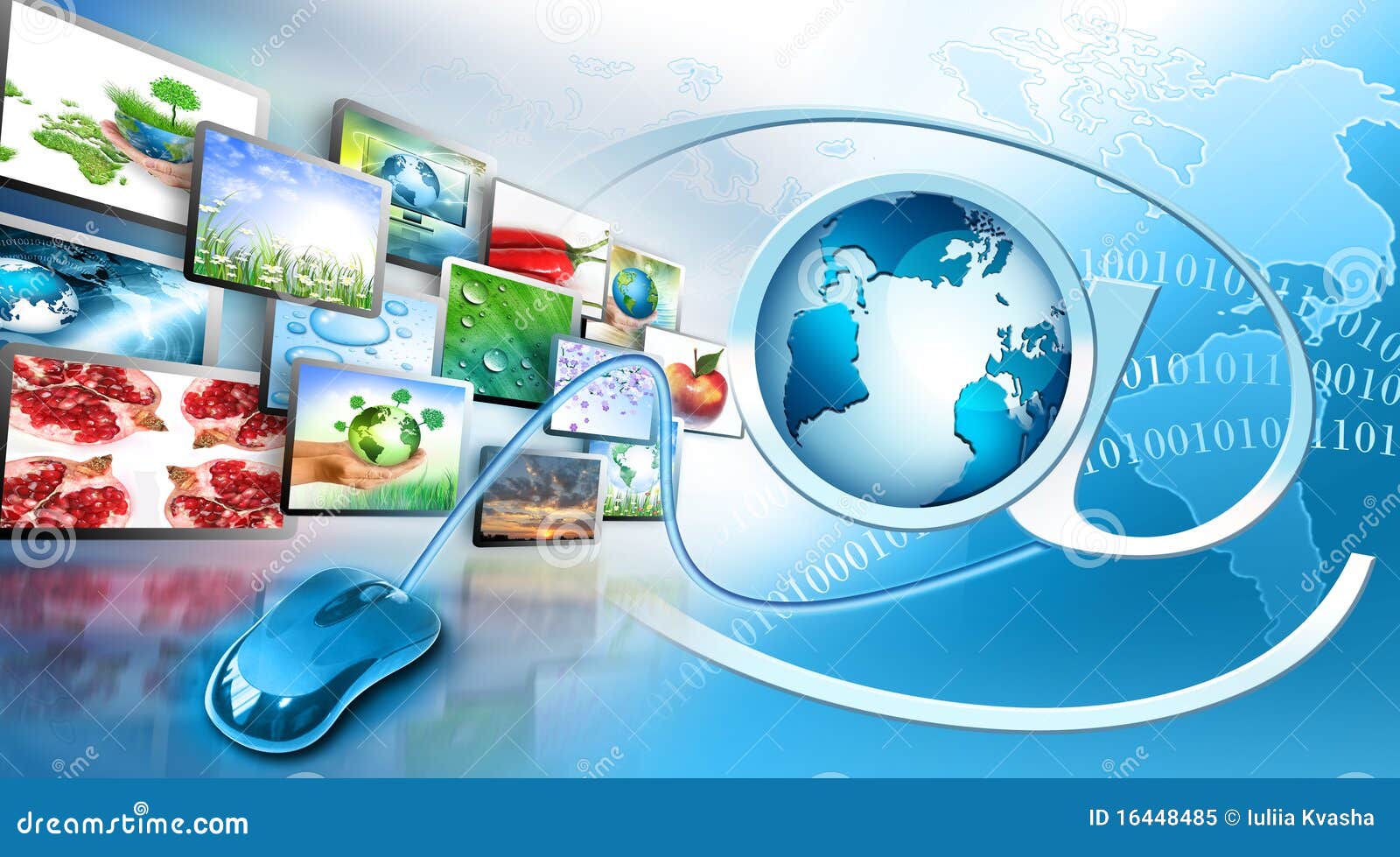 Television and Internet Production Technology Stock Illustration ...