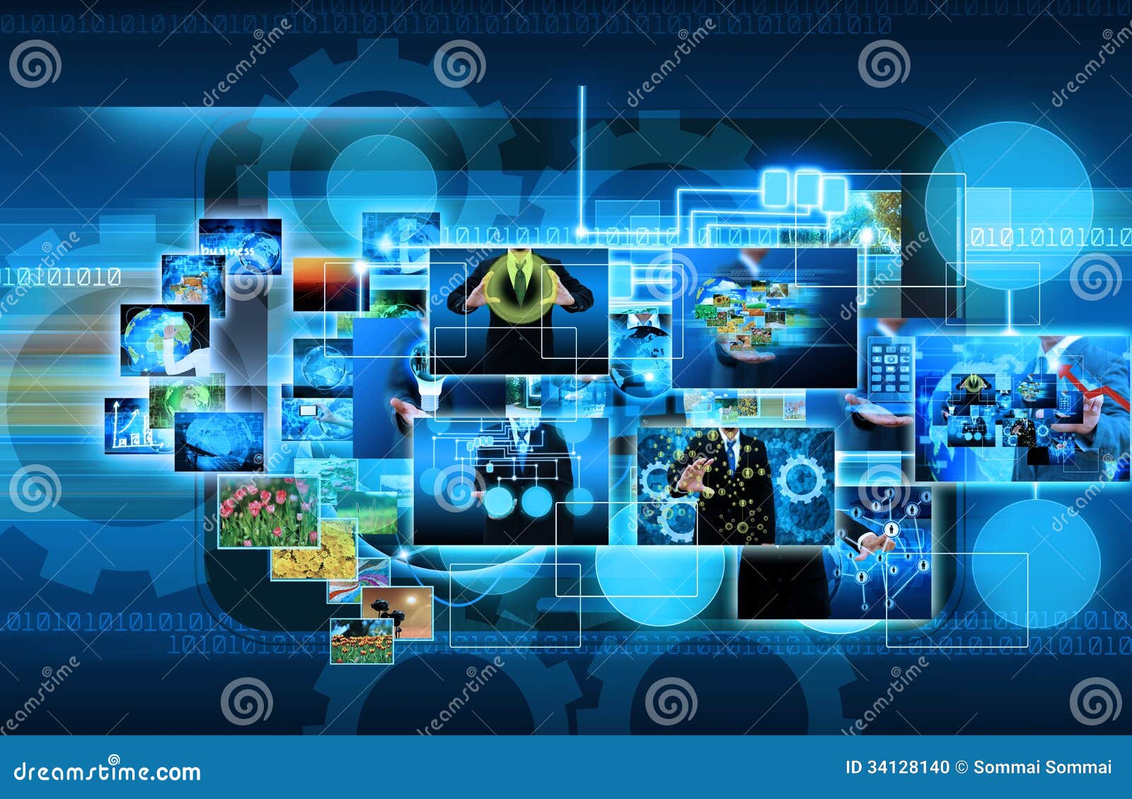 Television and Internet Production Stock Photo - Image of internet ...