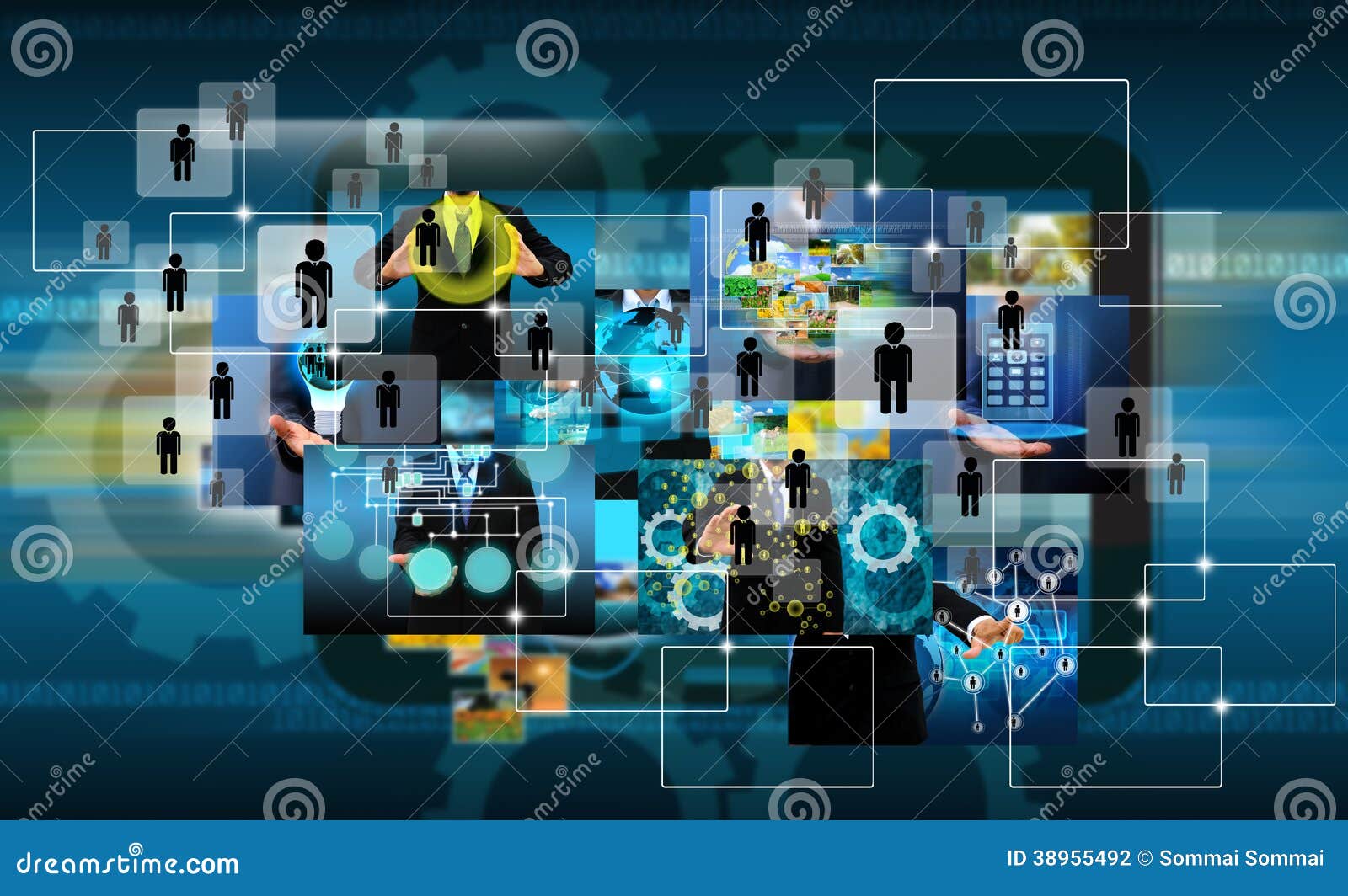 Television and Internet Production Stock Photo - Image of networking ...