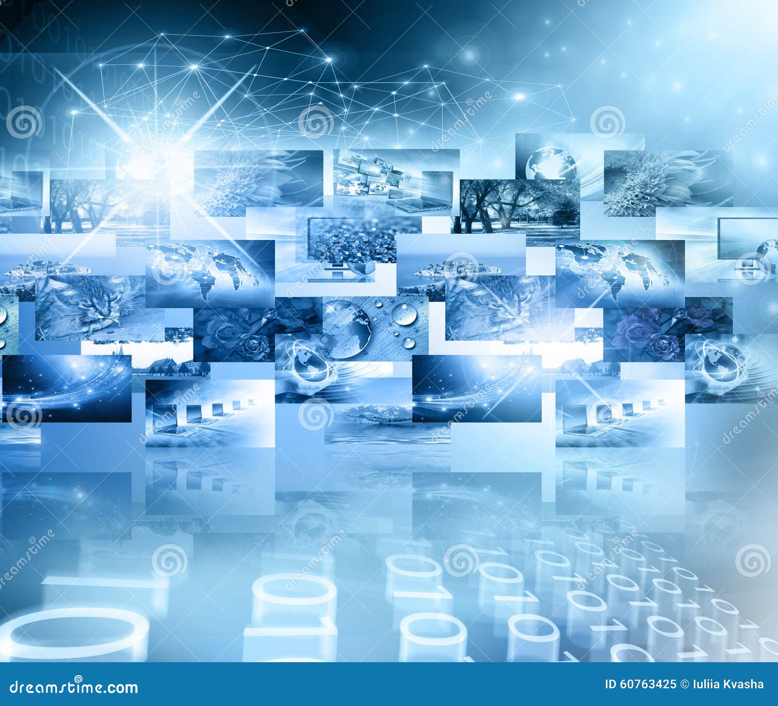 Television and Internet Production Technology Stock Illustration ...