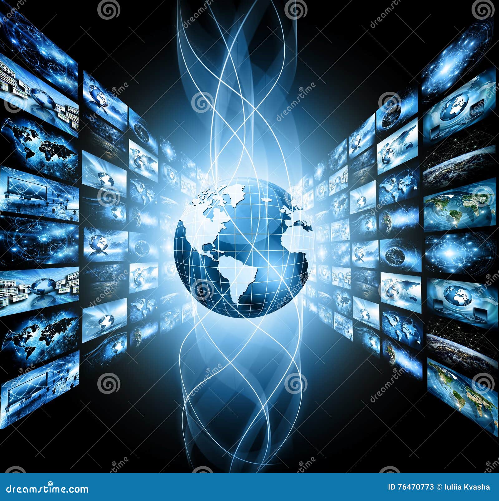 Television and Internet Production Technology Concept Stock ...