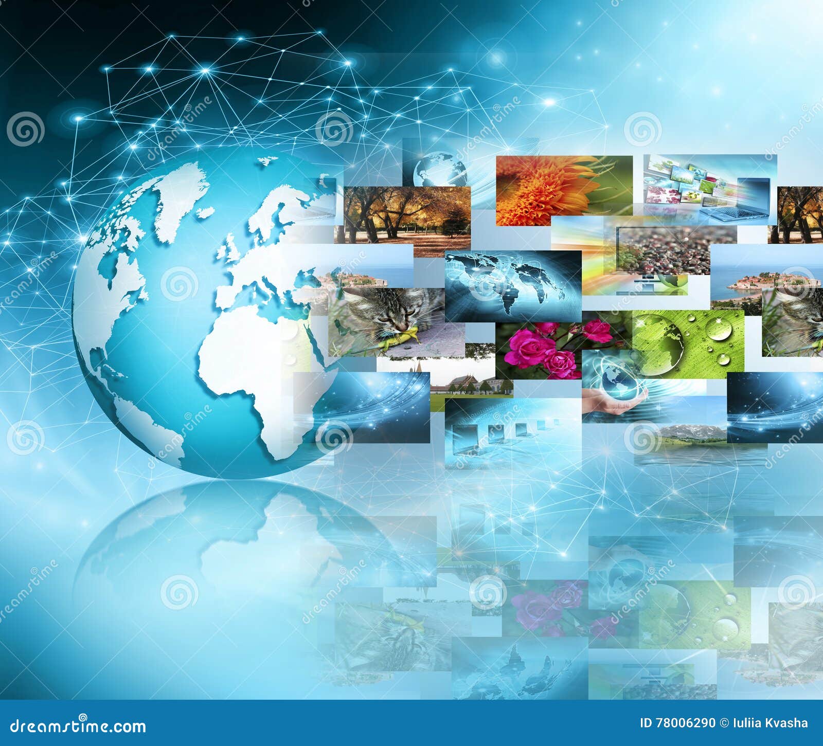 Television and Internet Production Technology Concept Stock Photo ...