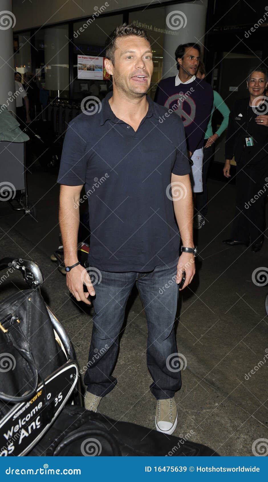 Television/radio Presenter Ryan Seacrest at LAX Editorial Stock Image ...