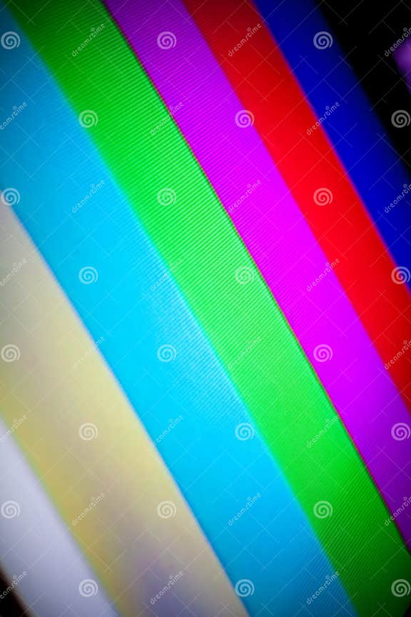 Television Rainbow Color Bars Stock Image - Image of ntsc, background ...