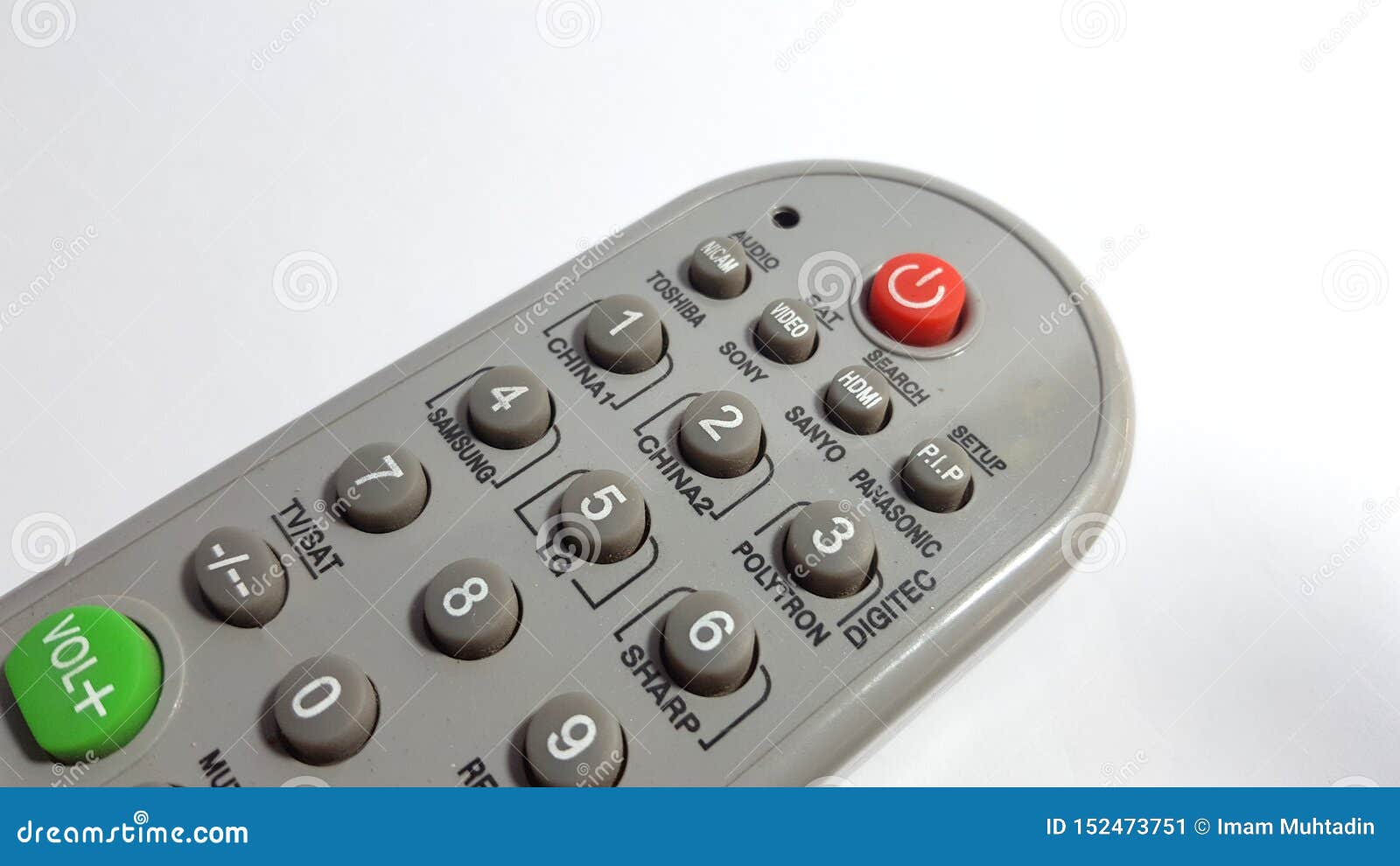 Television Remote Control, One of the Television Broadcast Control ...