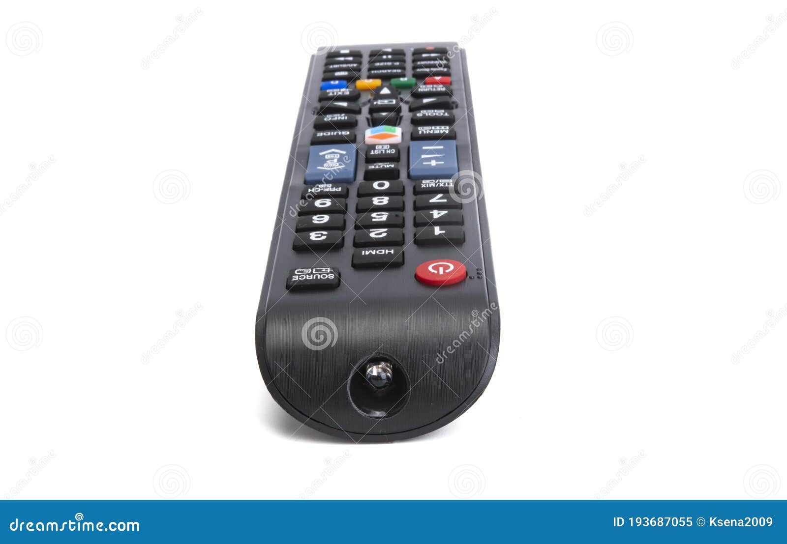 Television Remotes Isolated Stock Image - Image of media, object: 193687055