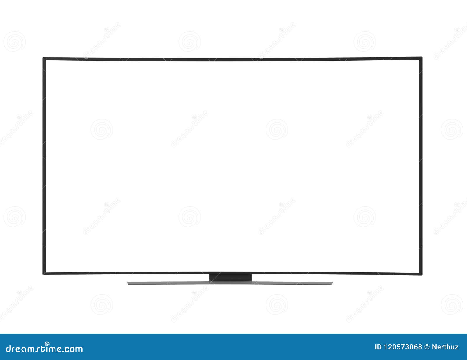 Television Screen Isolated stock illustration. Illustration of ...