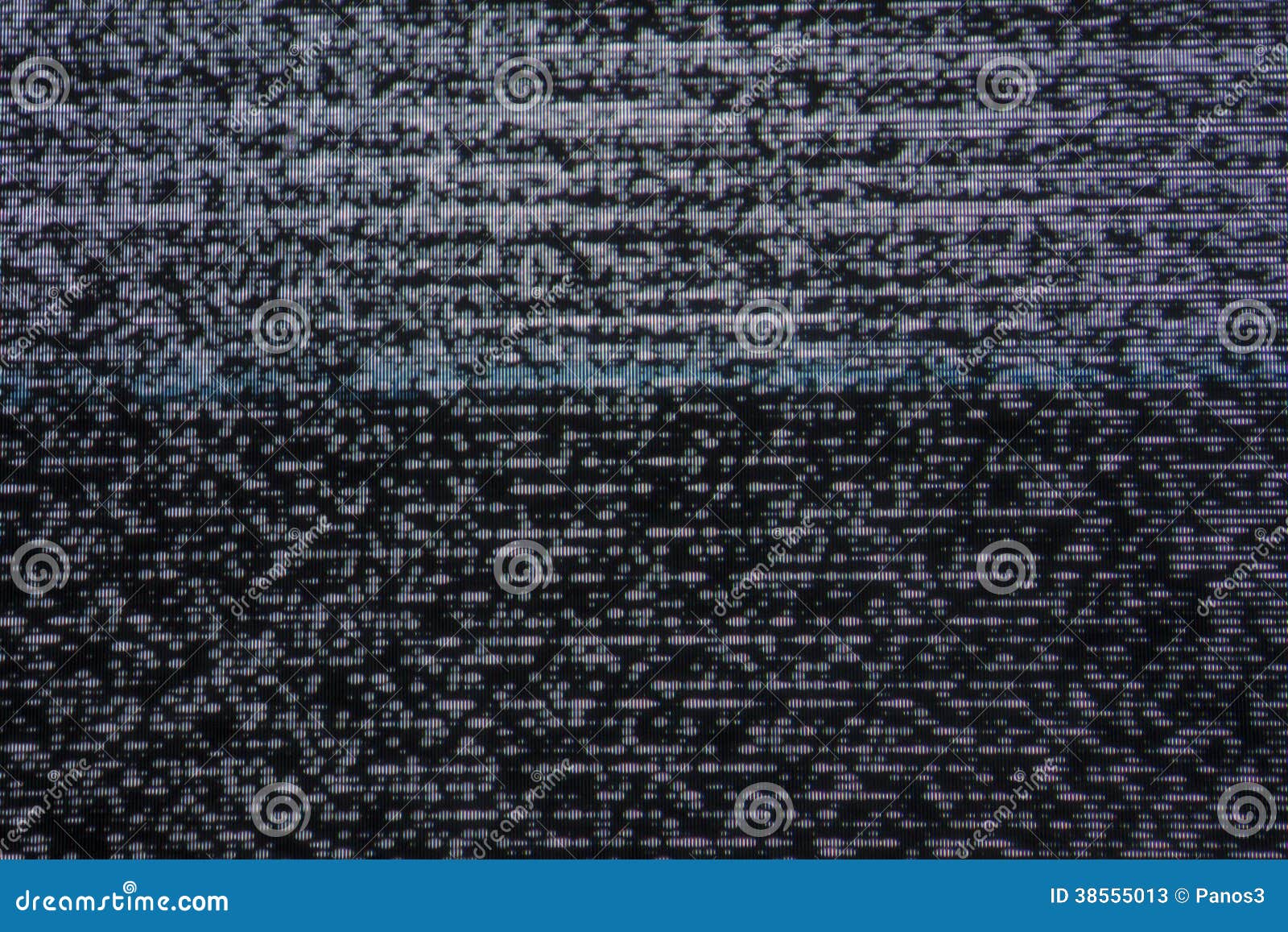 Television Screen with Static Noise Stock Image - Image of white ...