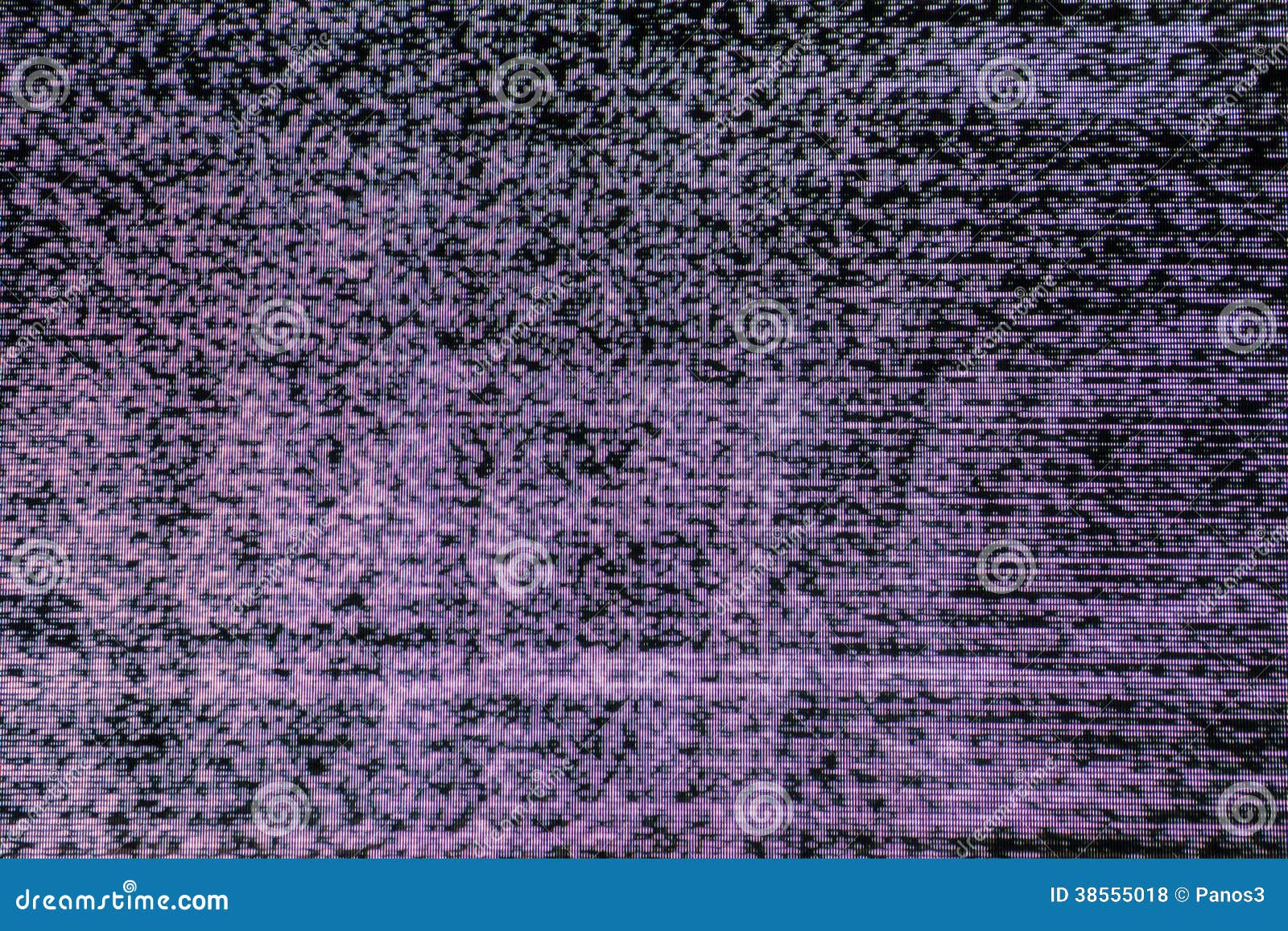 Television Screen with Static Noise Stock Photo - Image of grain ...
