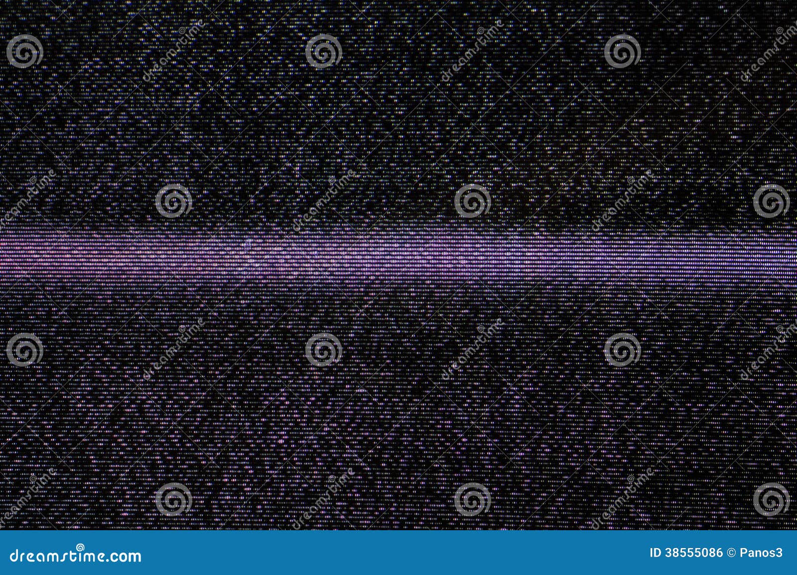 Television Screen With Static Noise Caused By Bad Signal Reception ...